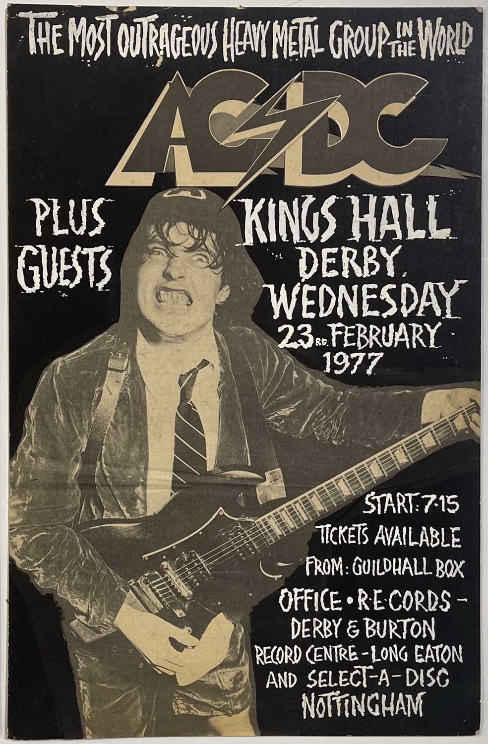 Lot 86 - AC/DC - AN ORIGINAL 1977 ELECTRIC CIRCUS