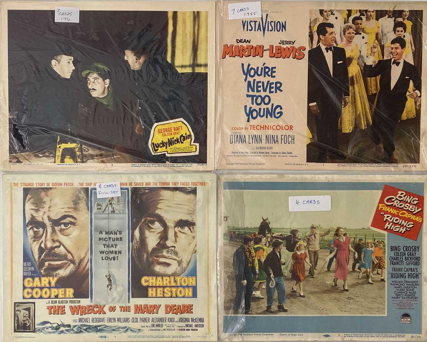 Lot 206 - 1950S LOBBY CARDS - APPROX 90.