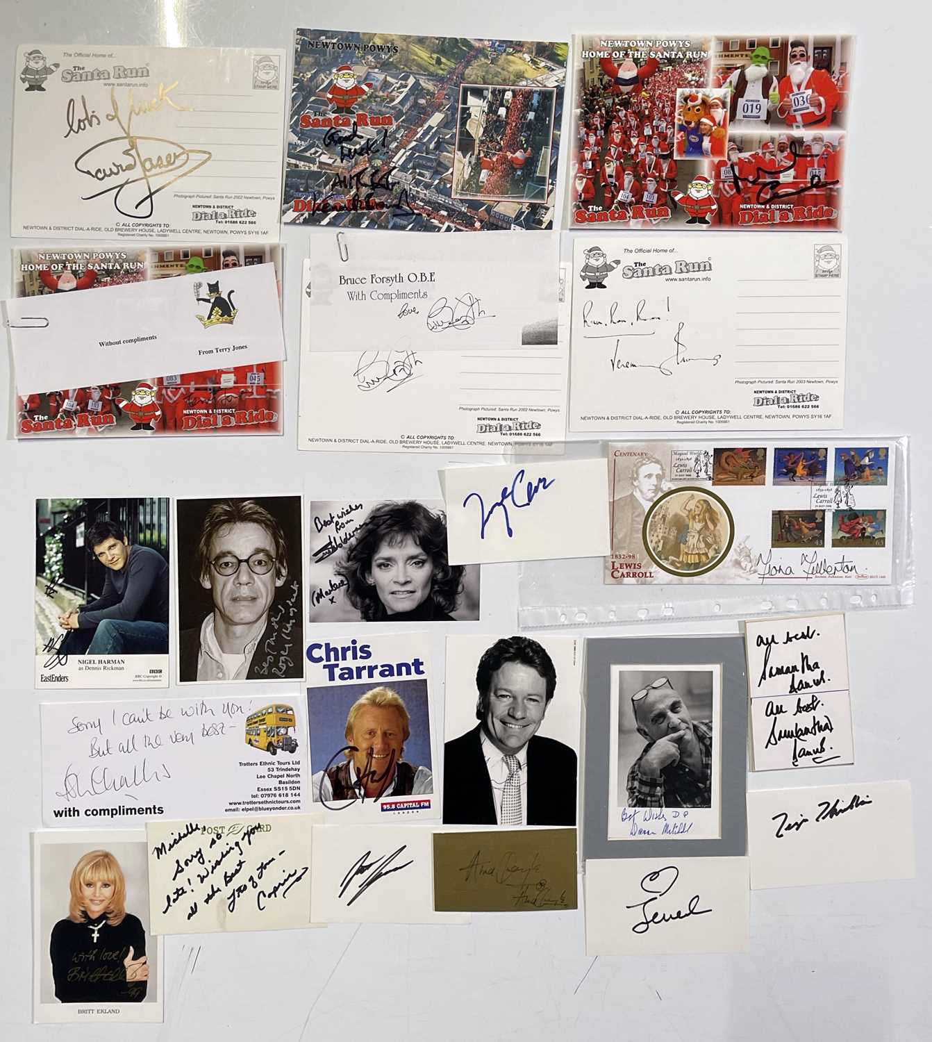 Lot 126 - SIGNED ITEMS - FILM & TV STARS.