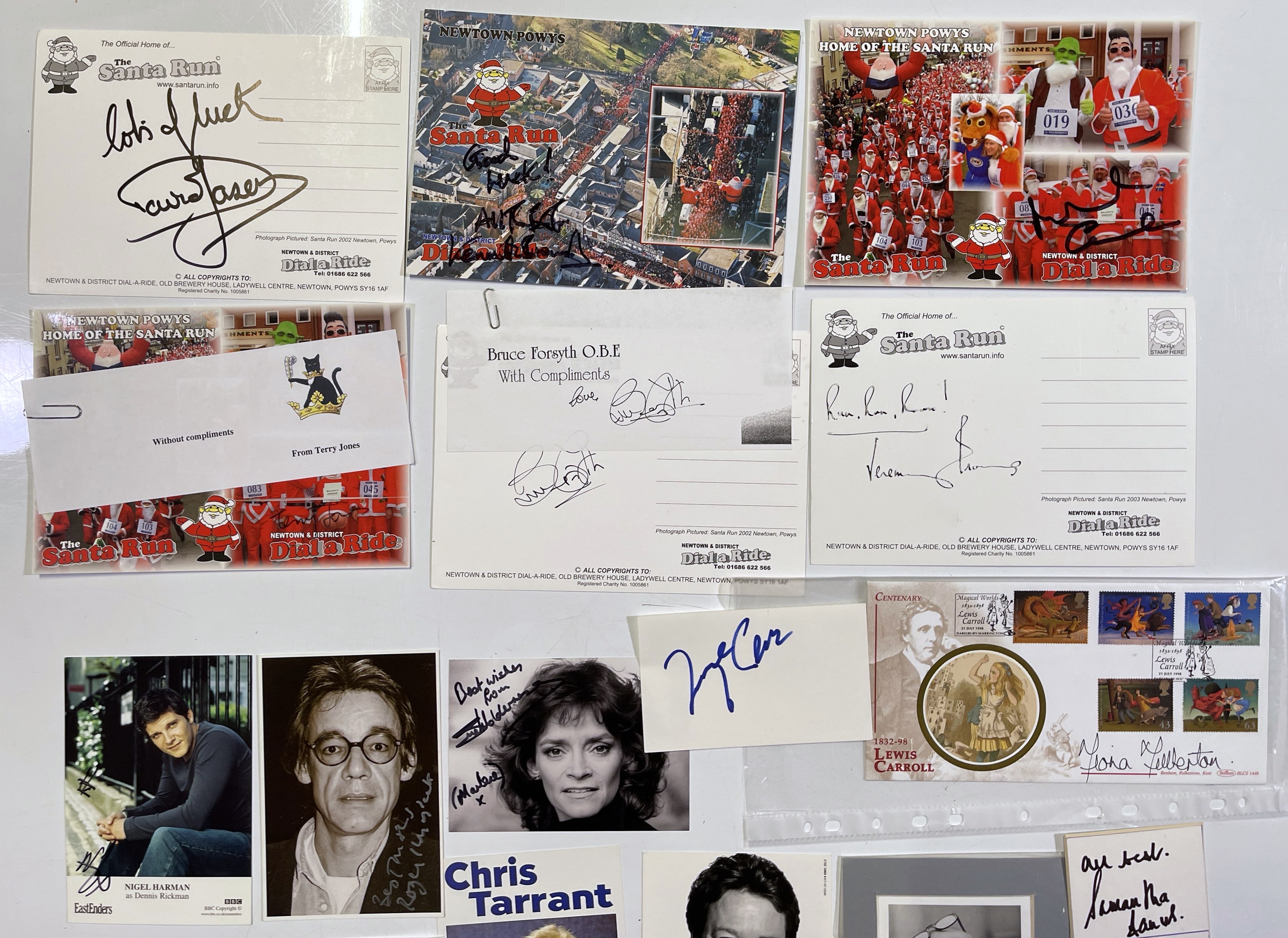 Lot 126 - SIGNED ITEMS - FILM & TV STARS.