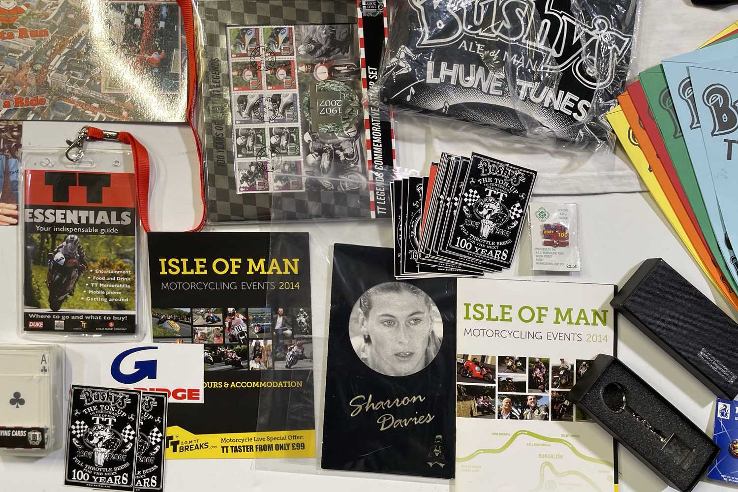 Lot 309 - MOTORSPORT EPHEMERA INC SIGNED ITEMS.