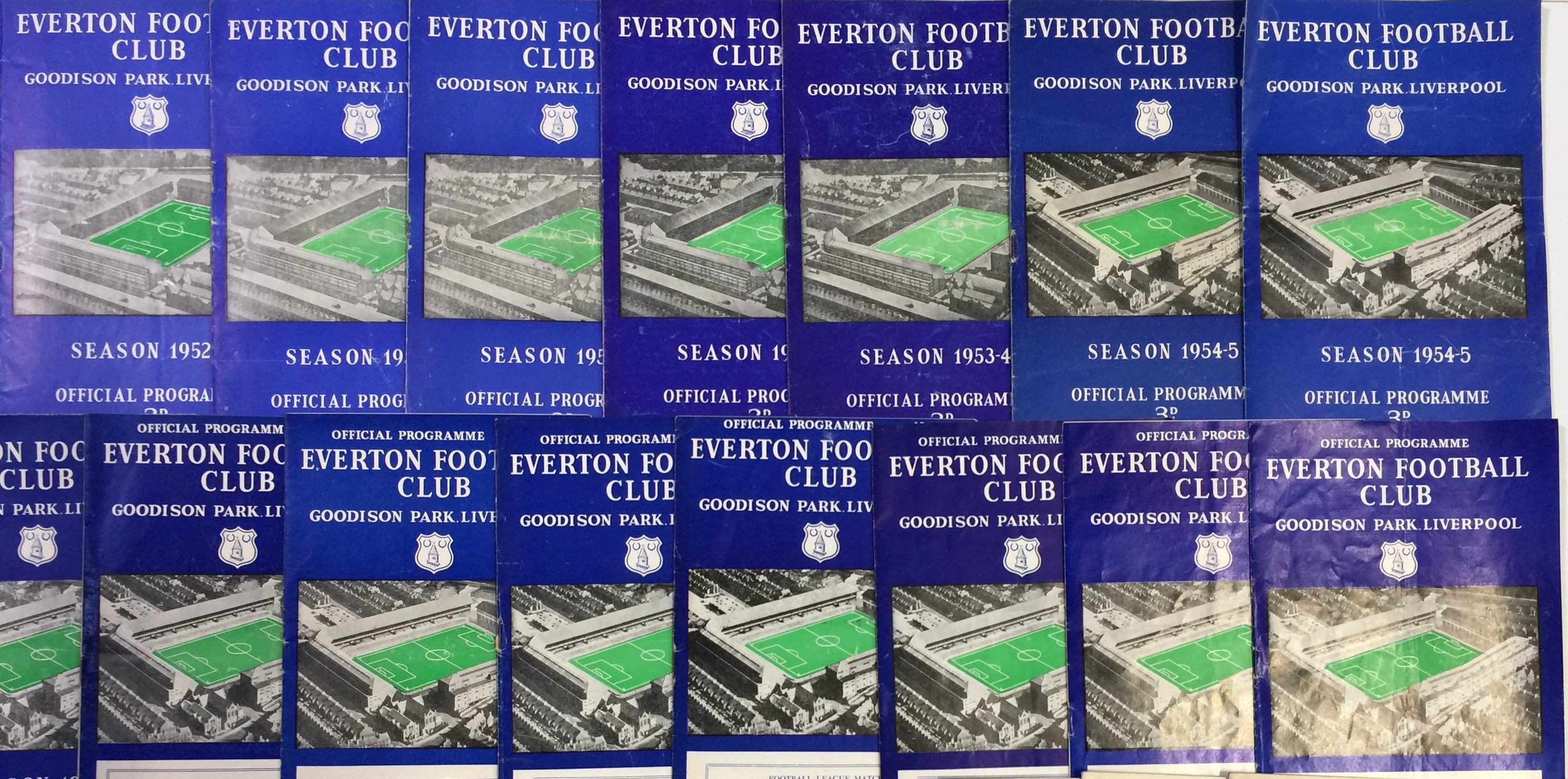 Lot 353 - FOOTBALL PROGRAMMES - EVERTON FOOTBALL CLUB