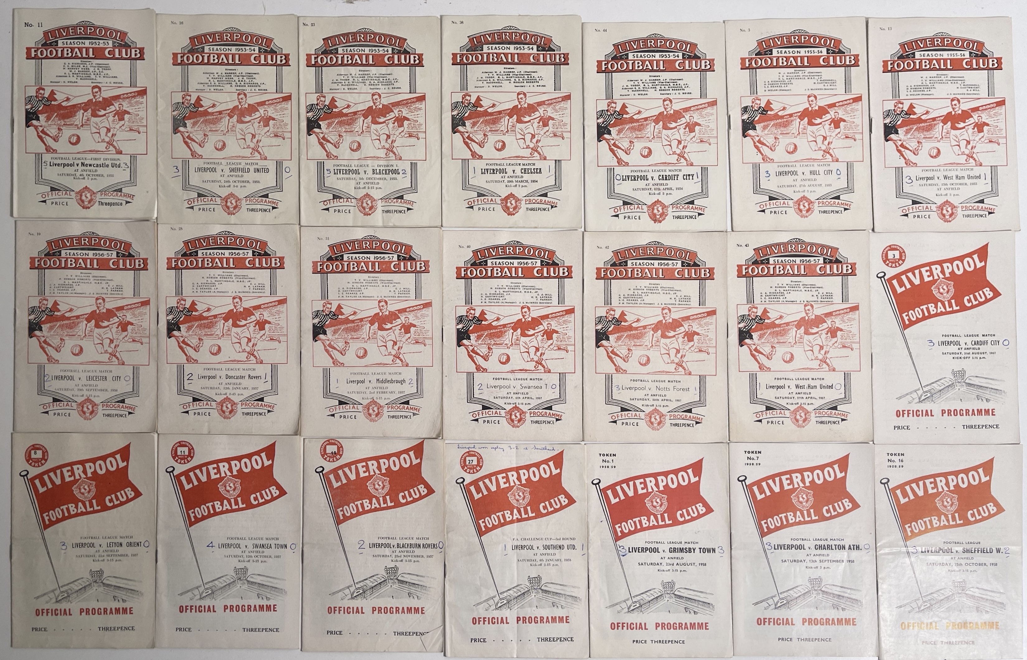 Lot 354 - FOOTBALL MEMORABILIA - LIVERPOOL FOOTBALL