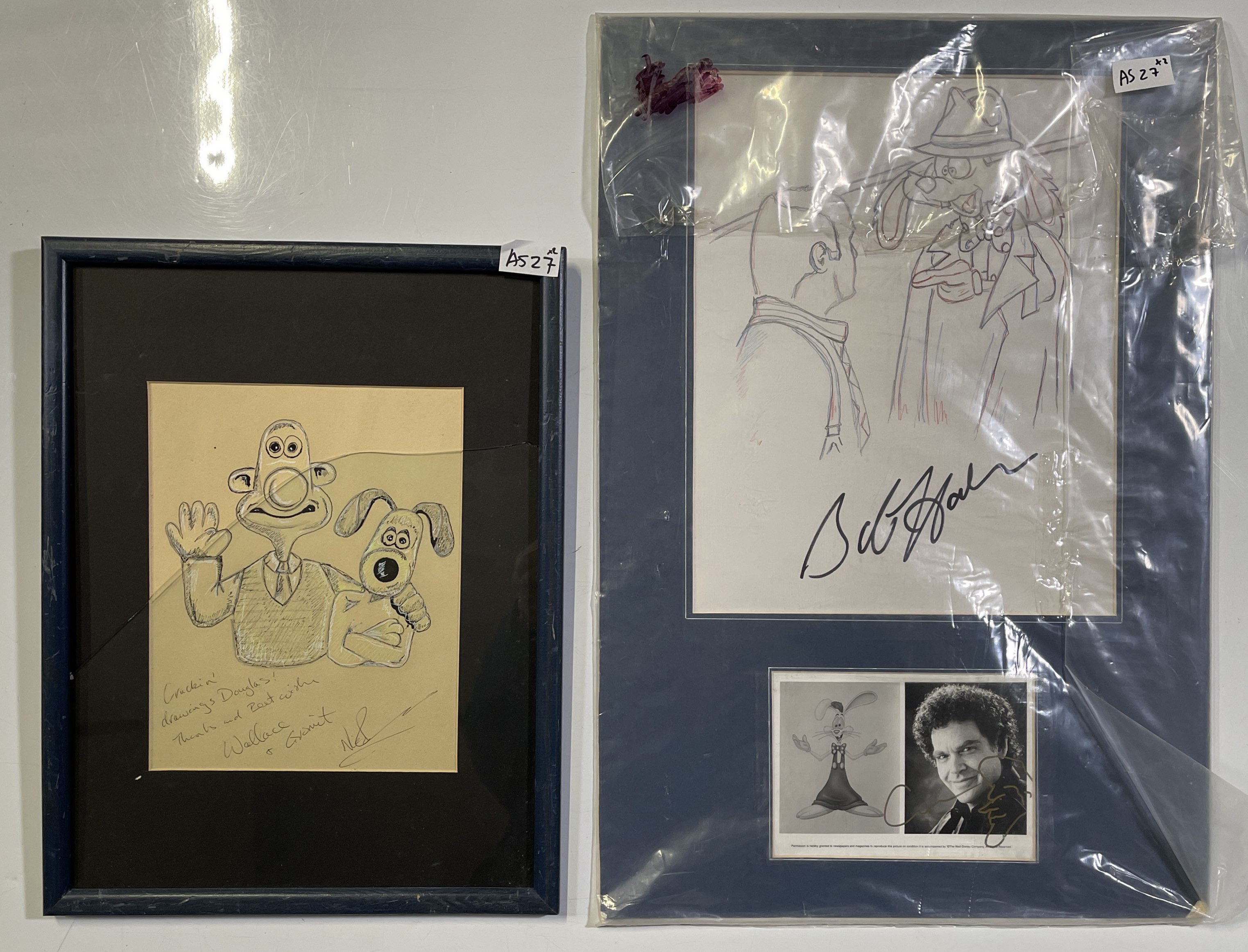 Lot 132 - SIGNED ILLUSTRATIONS - BOB HOPKINS/ NICK