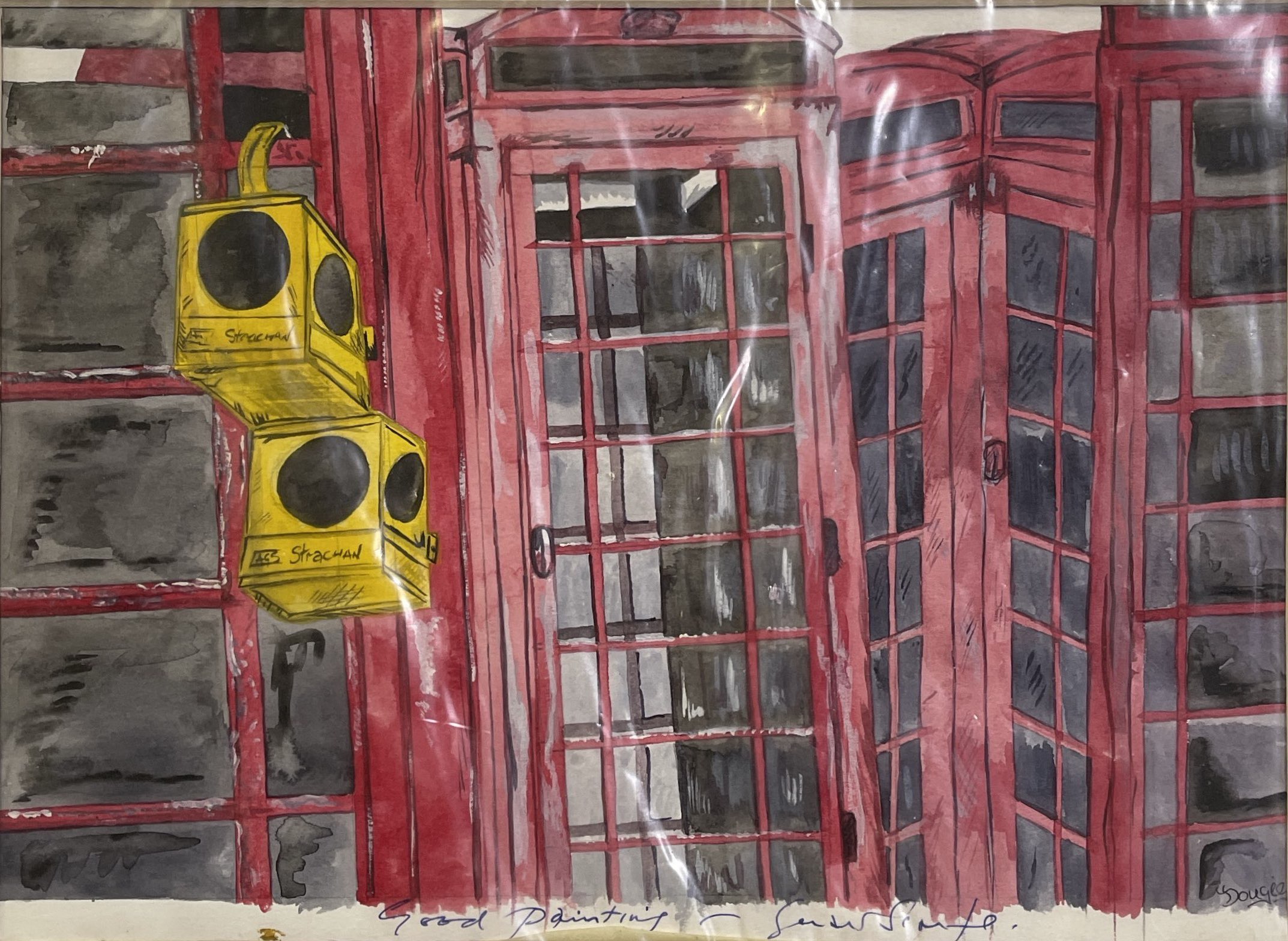 Lot 195 - PINK FLOYD INTEREST - GERALD SCARFE SIGNED