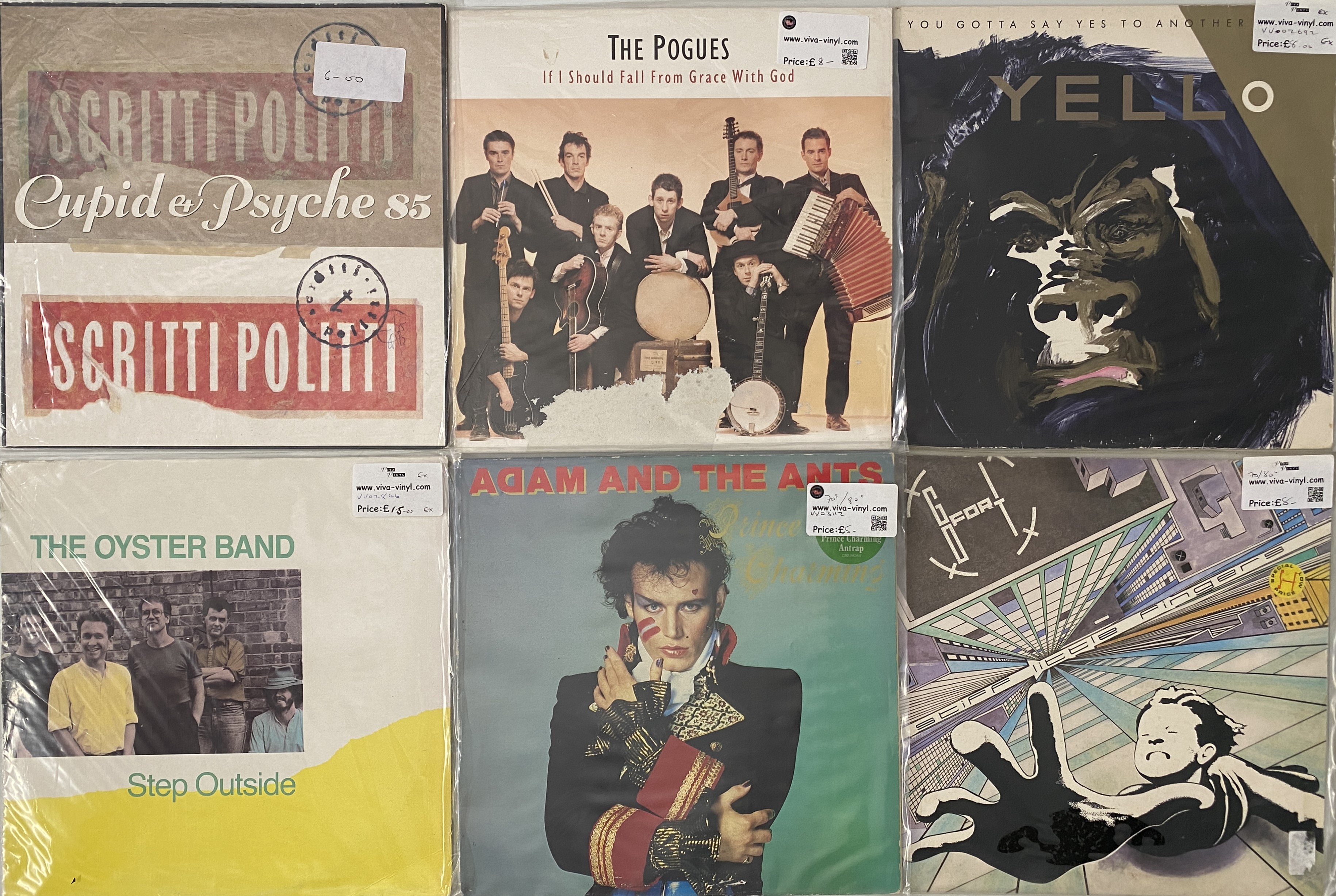 Lot 108 - WAVE / COOL / SYNTH POP - LPs