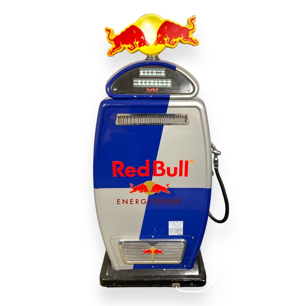 Lot 7 - RED BULL - FULL-SIZED 'REFUEL' PETROL PUMP