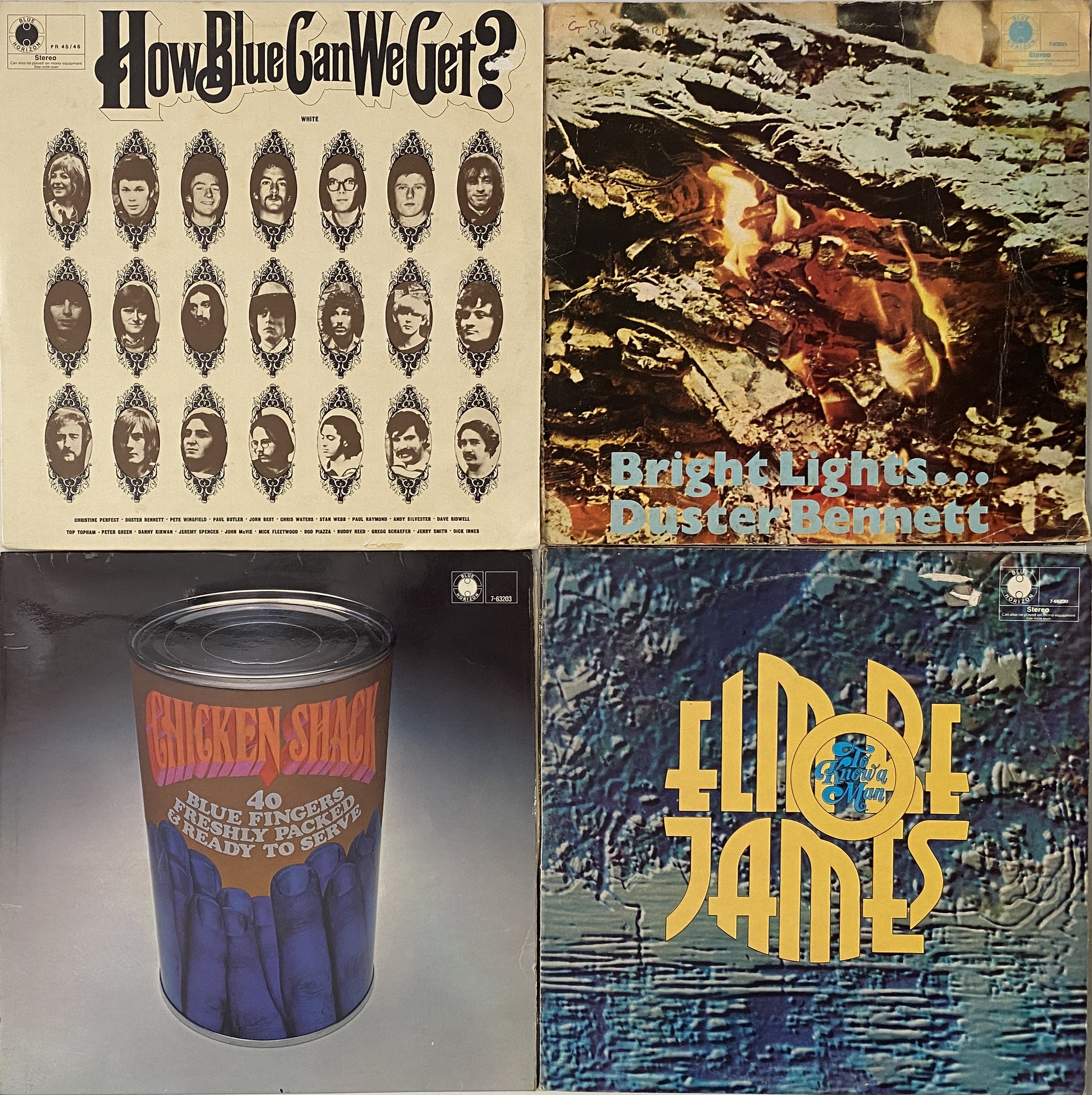 Lot 23 - BLUES/ BLUES ROCK - BLUE HORIZON LP PACK