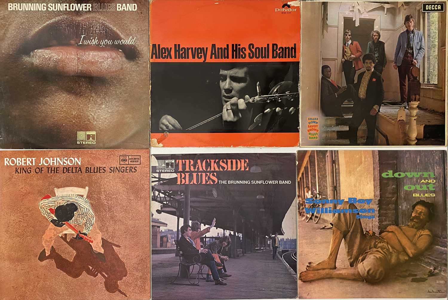 Lot 24 - BLUES/ BLUES ROCK - LP PACK