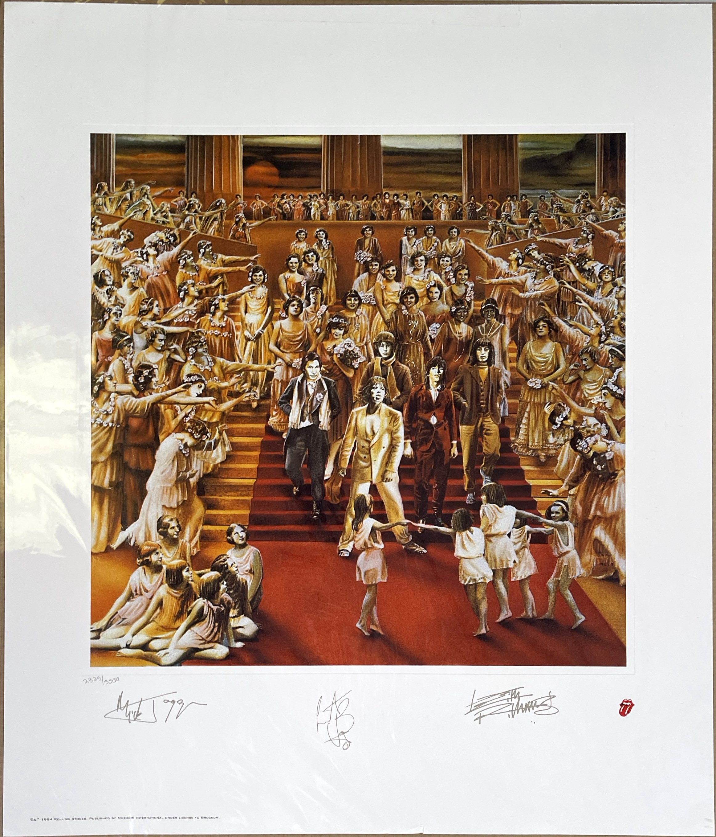 Lot 412 - THE ROLLING STONES - SET OF 1994 PRINTS INC