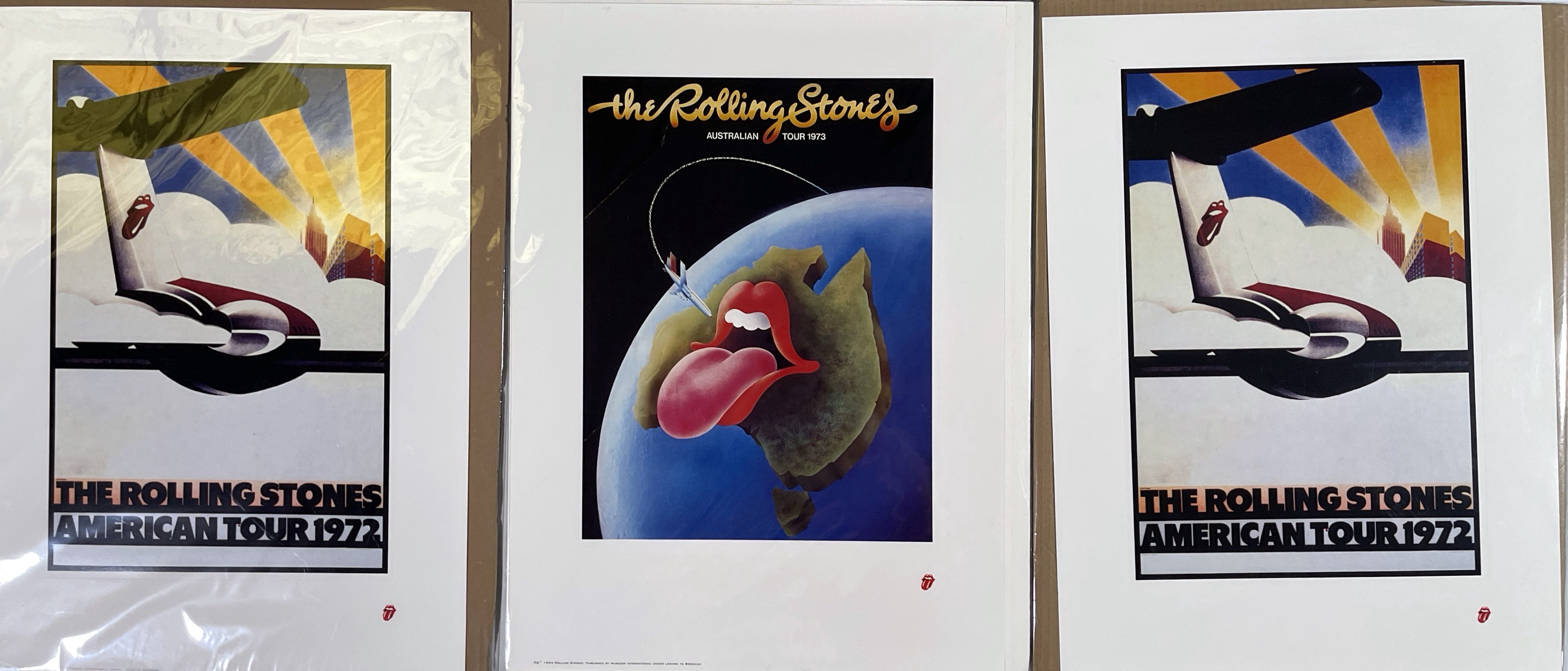 Lot 412 - THE ROLLING STONES - SET OF 1994 PRINTS INC