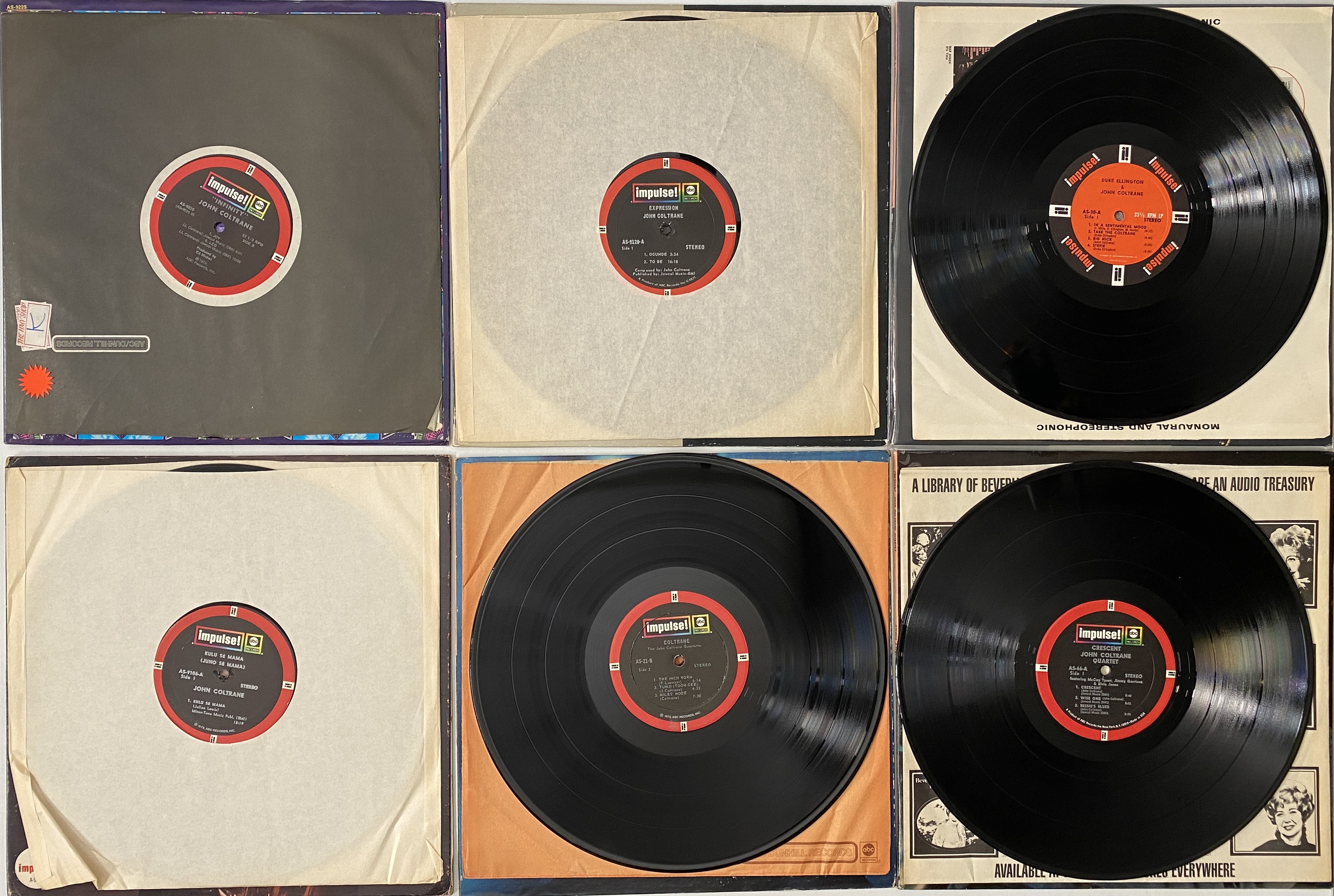 Lot 41 - JOHN COLTRANE - IMPULSE LABEL LP PACK