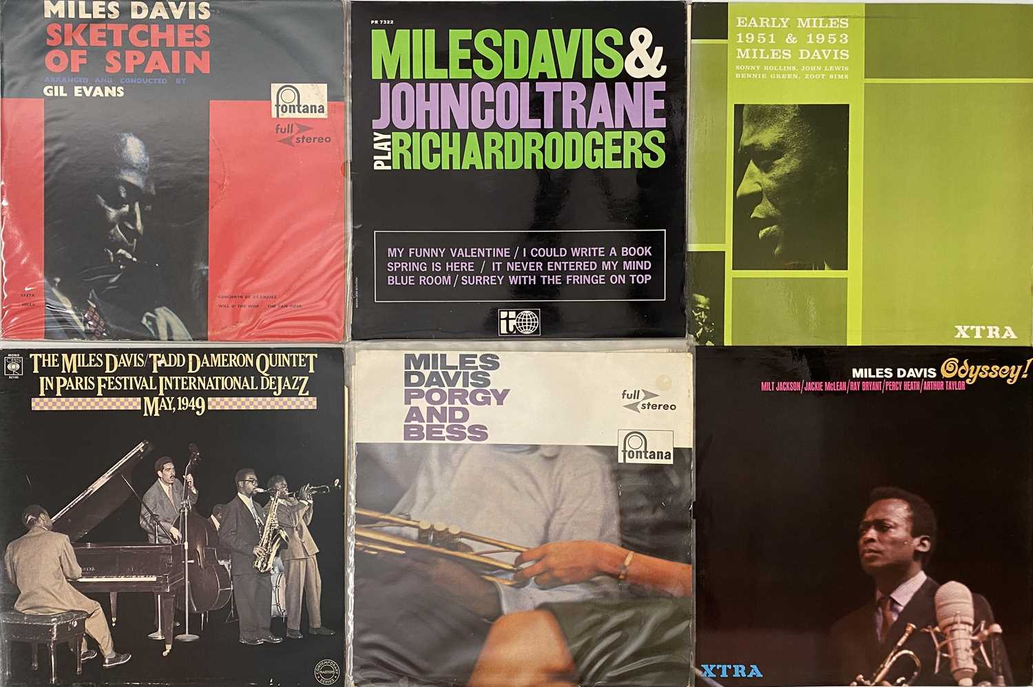 Lot 45 - MILES DAVIS LP PACK (UK & DUTCH PRESSINGS)