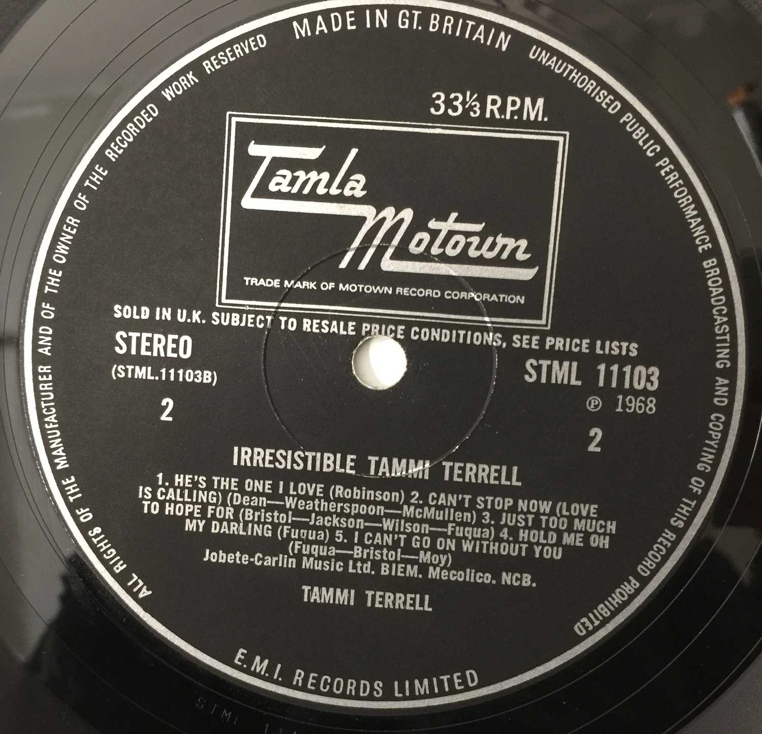 Lot 120 - TAMMI TERRELL - IRRESISTIBLE TAMMI TERRELL