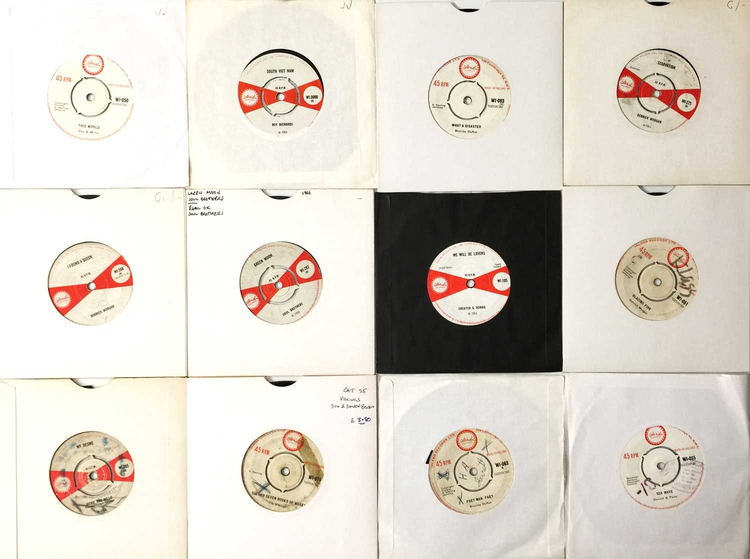 Lot 135 - 60s UK ISLAND RECORDS - 7" REGGAE COLLECTION