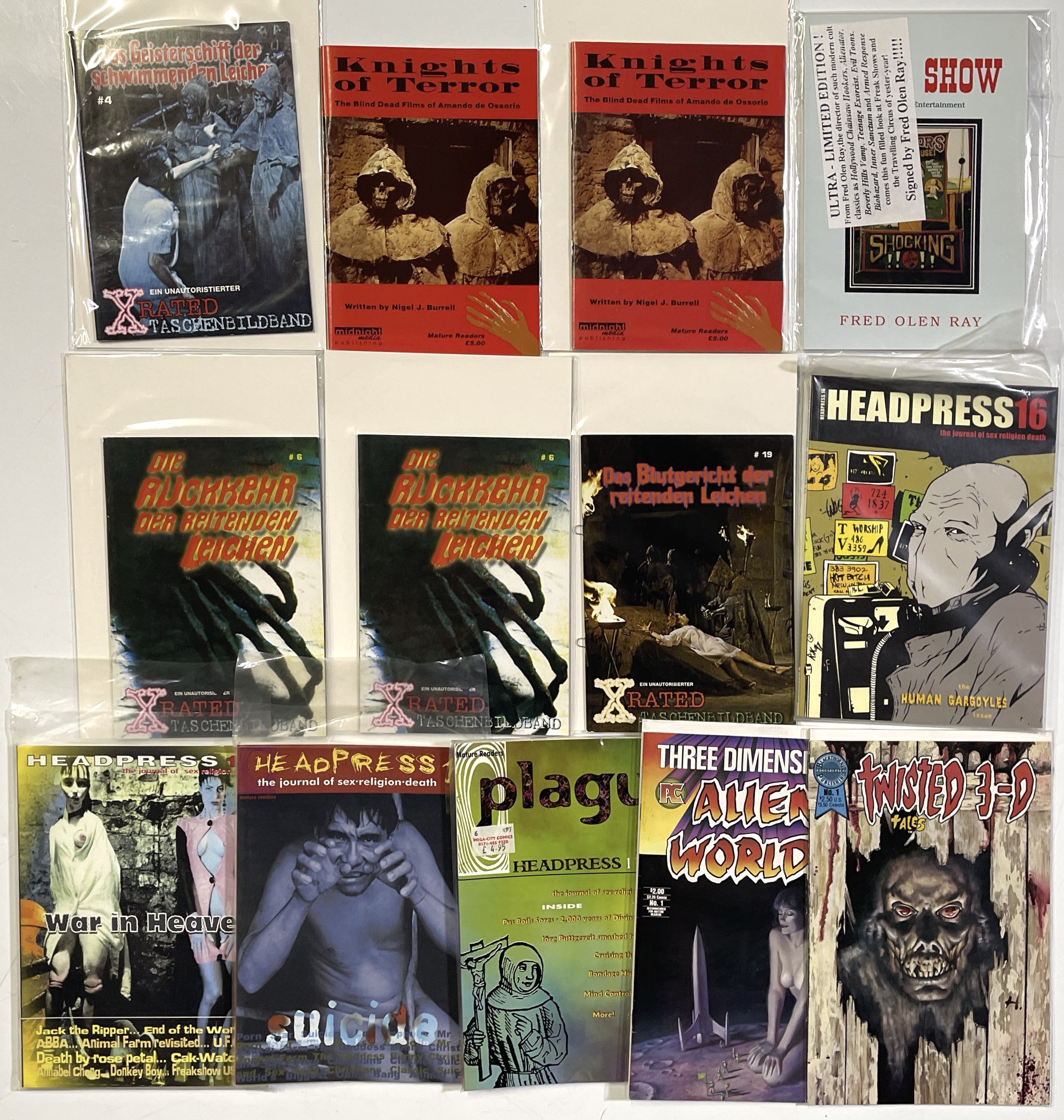 Lot 60 - COMICS - HORROR / OCCULT.