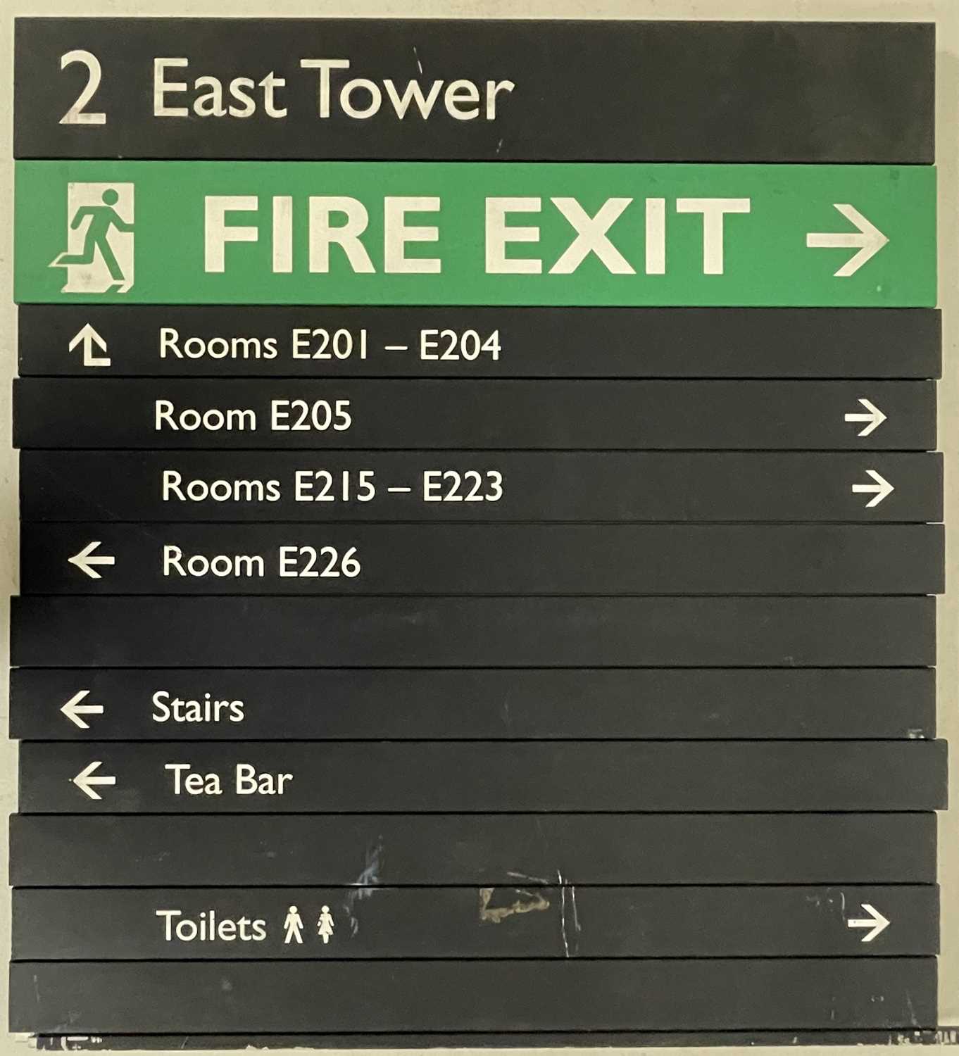 Lot 19 - BBC COLLECTION - ORIGINAL BBC SIGNAGE.