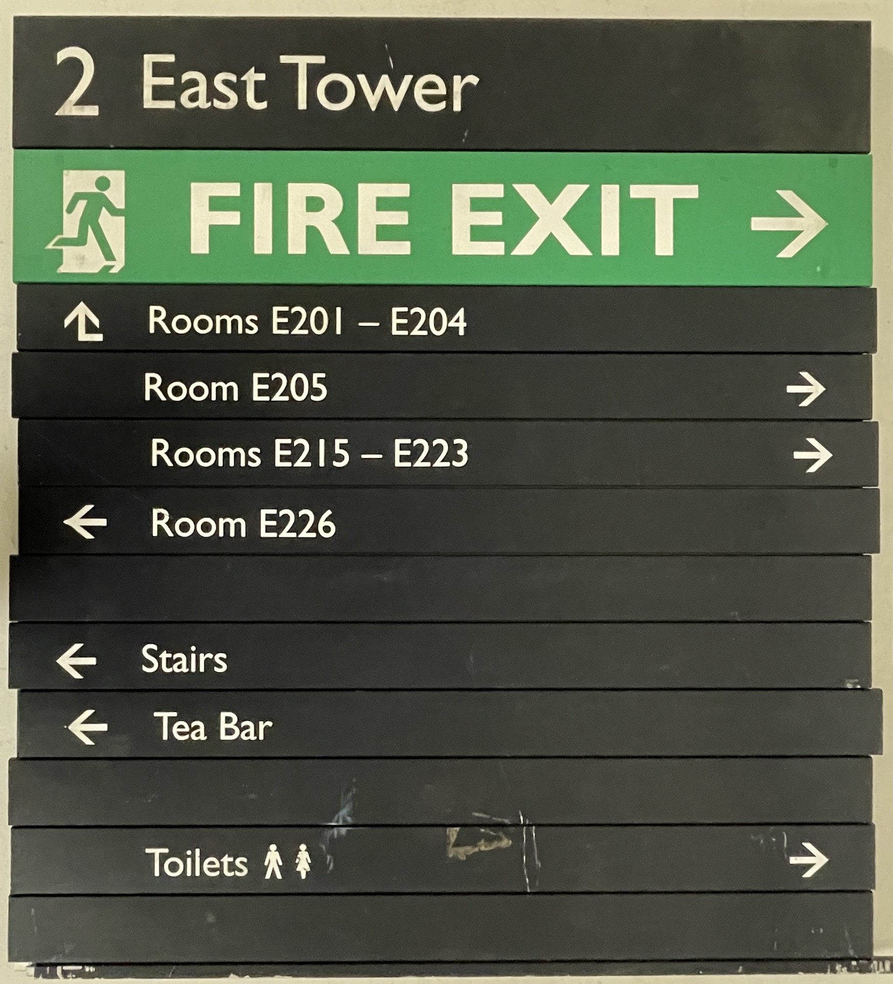 Lot 19 - BBC COLLECTION - ORIGINAL BBC SIGNAGE.