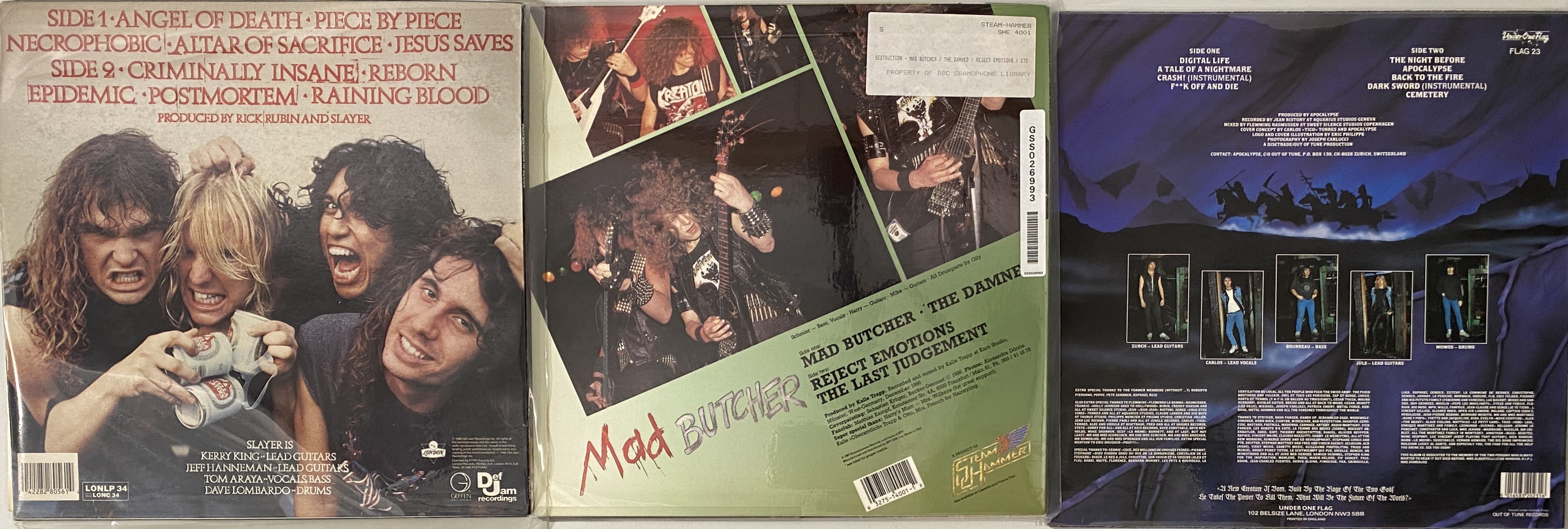 Lot 76 - HEAVY METAL - LP/12" COLLECTION (INCLUDING