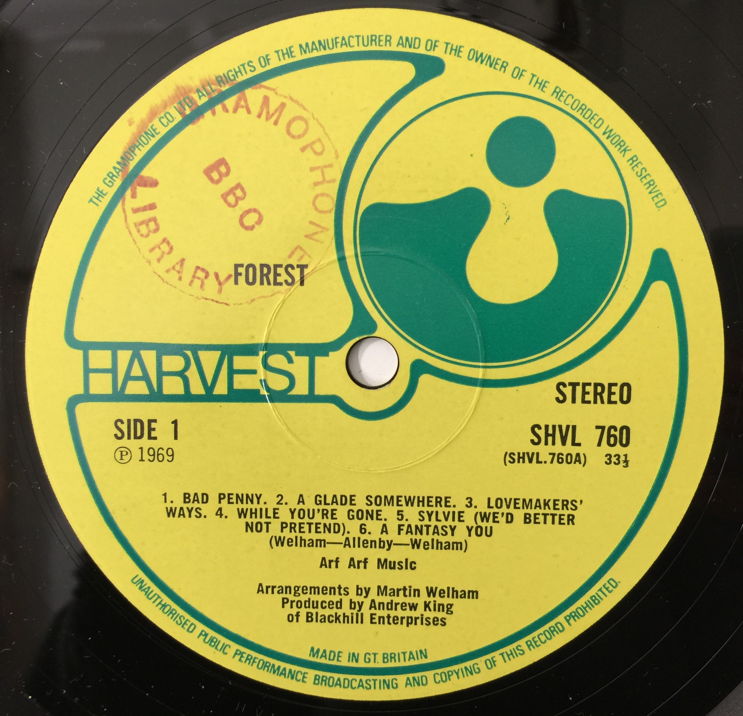 Lot 131 - FOREST - LP RARITIES PACK