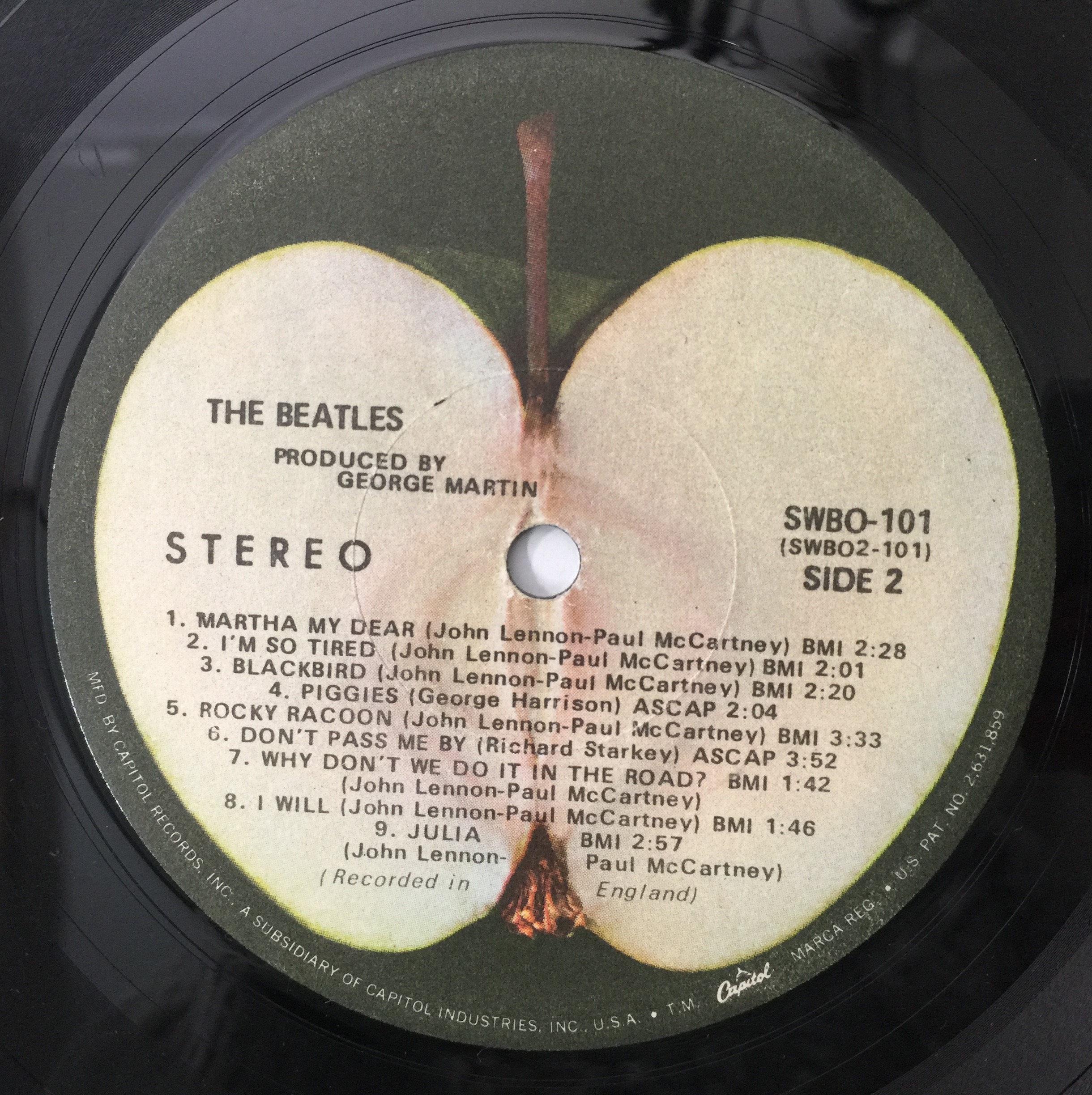 Lot 81 - THE BEATLES - WHITE ALBUM LP (SWBO-101 - US