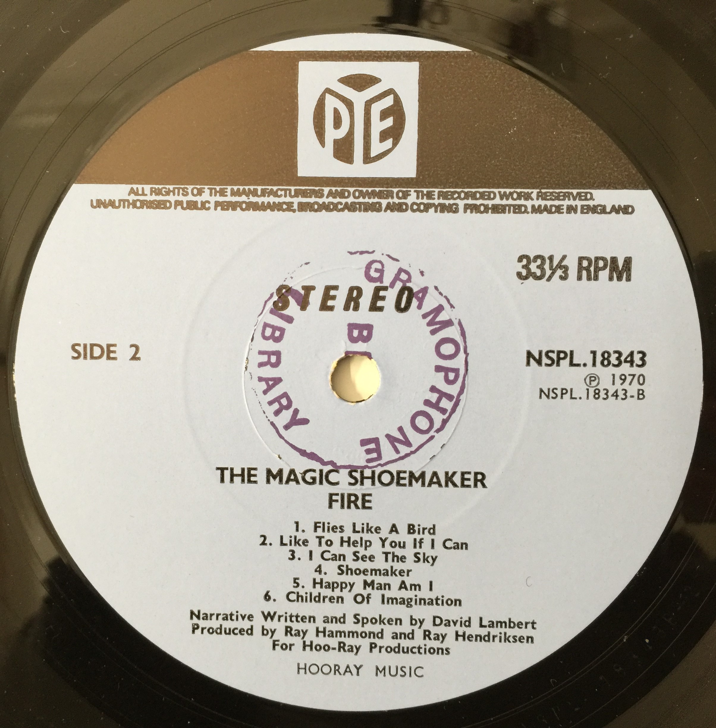 Lot 148 - FIRE - THE MAGIC SHOEMAKER LP (UK STEREO