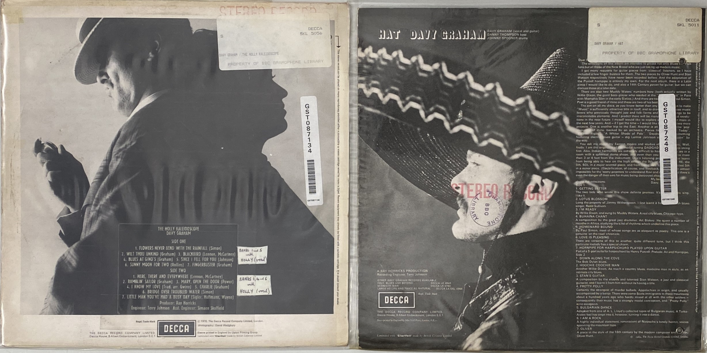 Lot 150 - DAVY GRAHAM - LP PACK