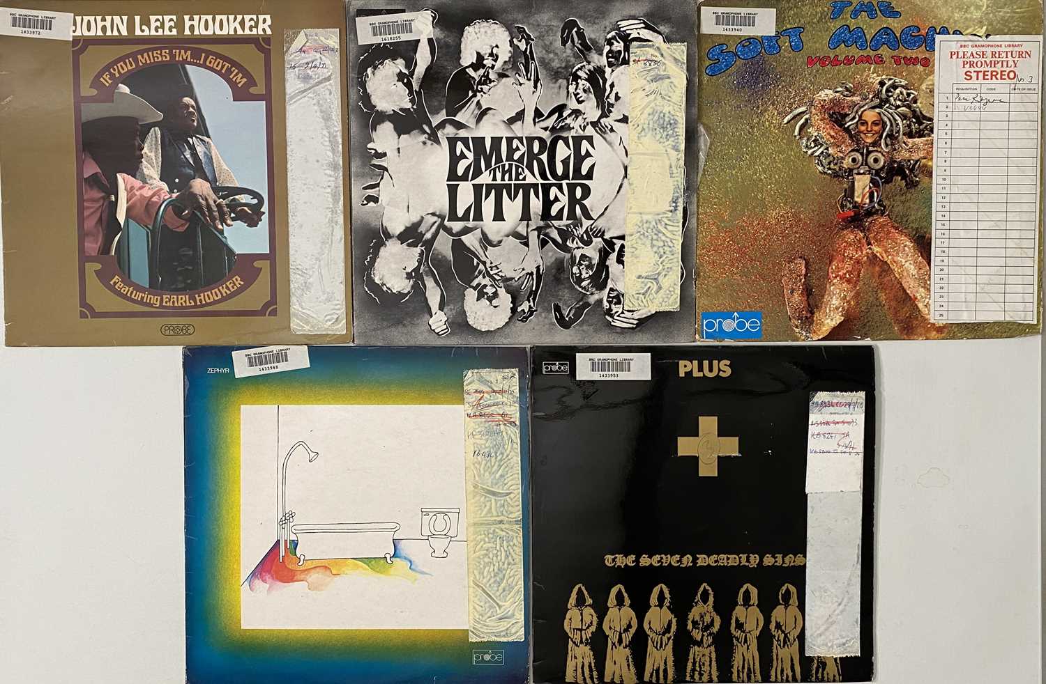 Lot 159 - PROBE RECORDS - LP RARITIES PACK