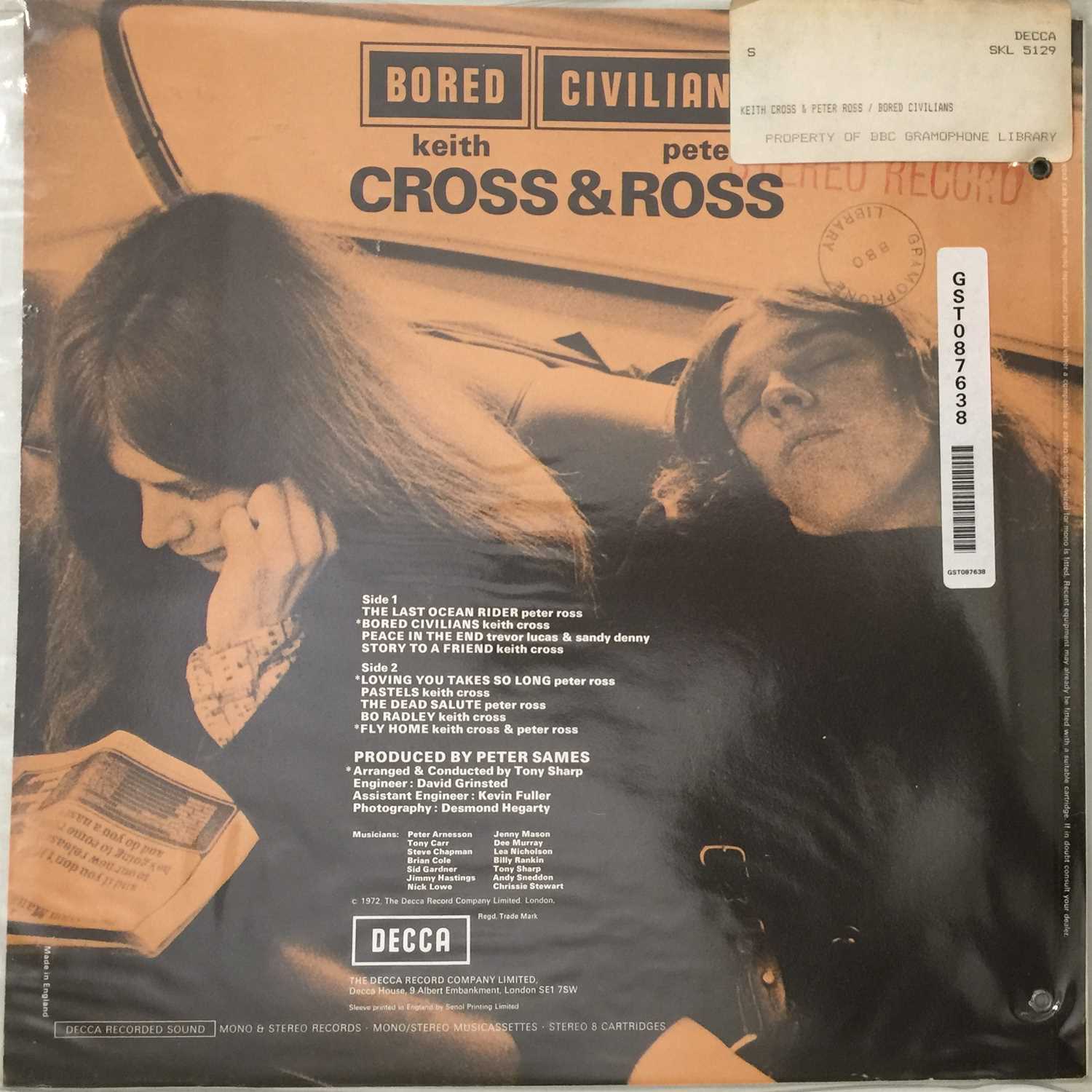 Lot 170 - KEITH CROSS AND PETER ROSS - BORED CIVILIANS