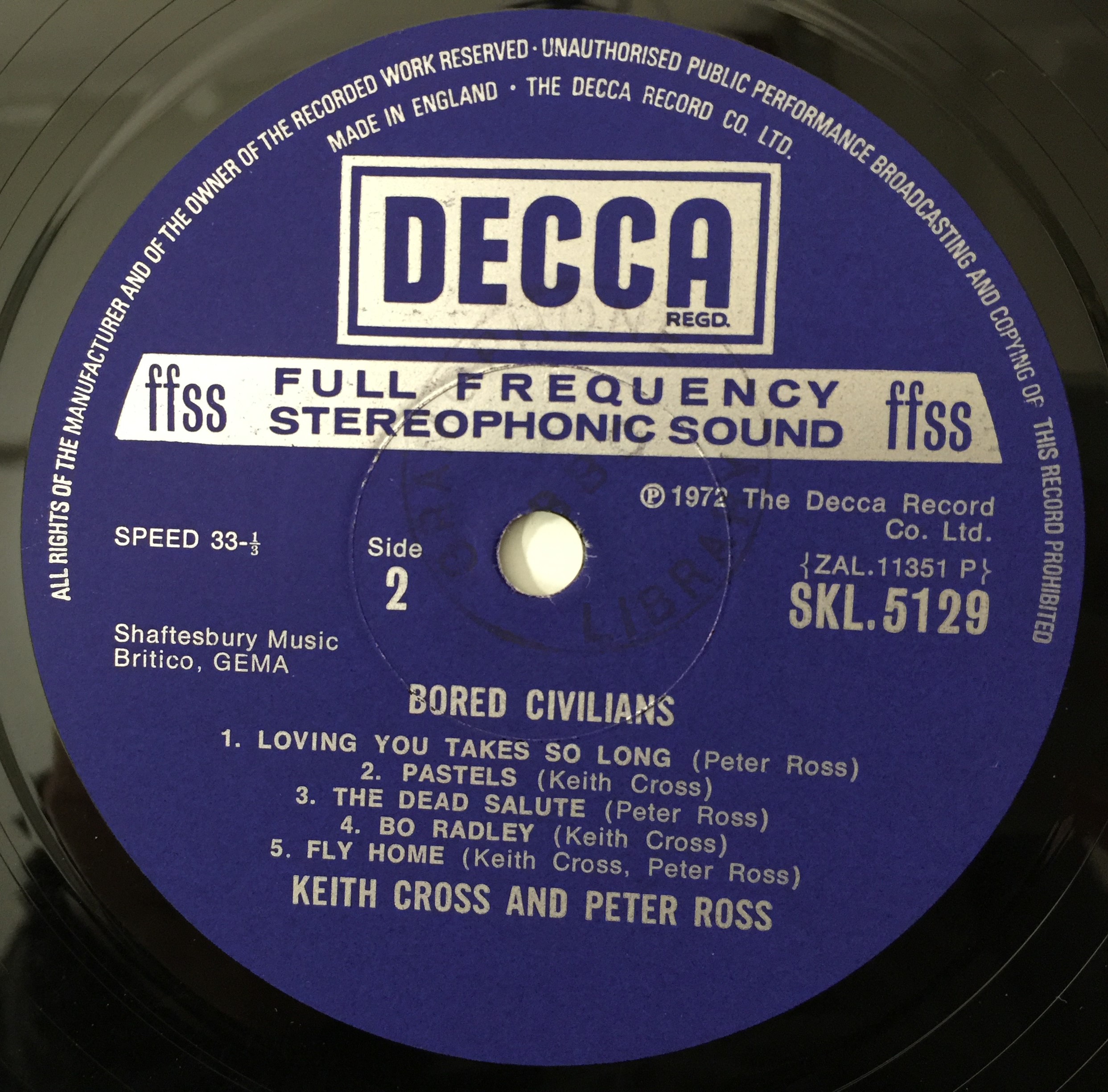 Lot 170 - KEITH CROSS AND PETER ROSS - BORED CIVILIANS