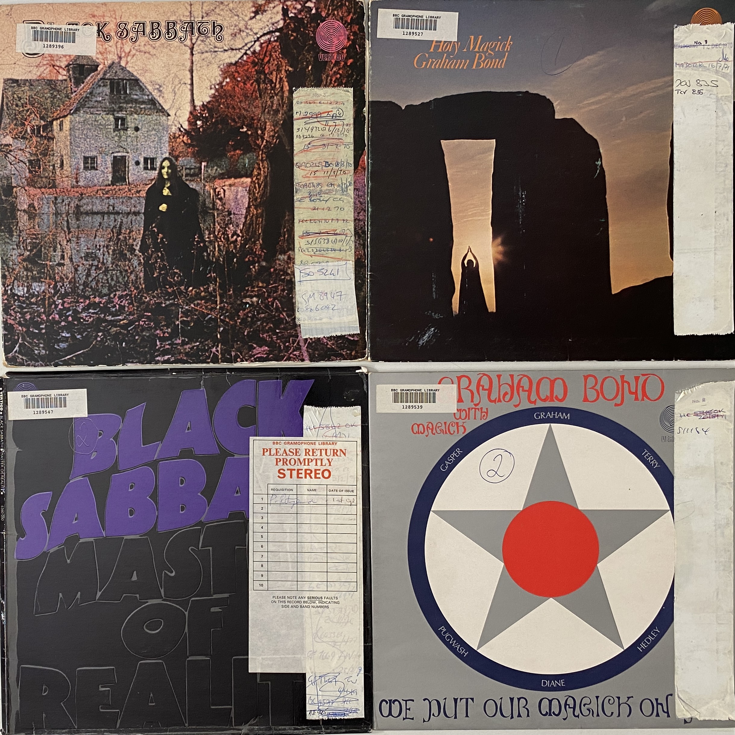 Lot 197 - GRAHAM BOND / BLACK SABBATH - VERTIGO SWIRL