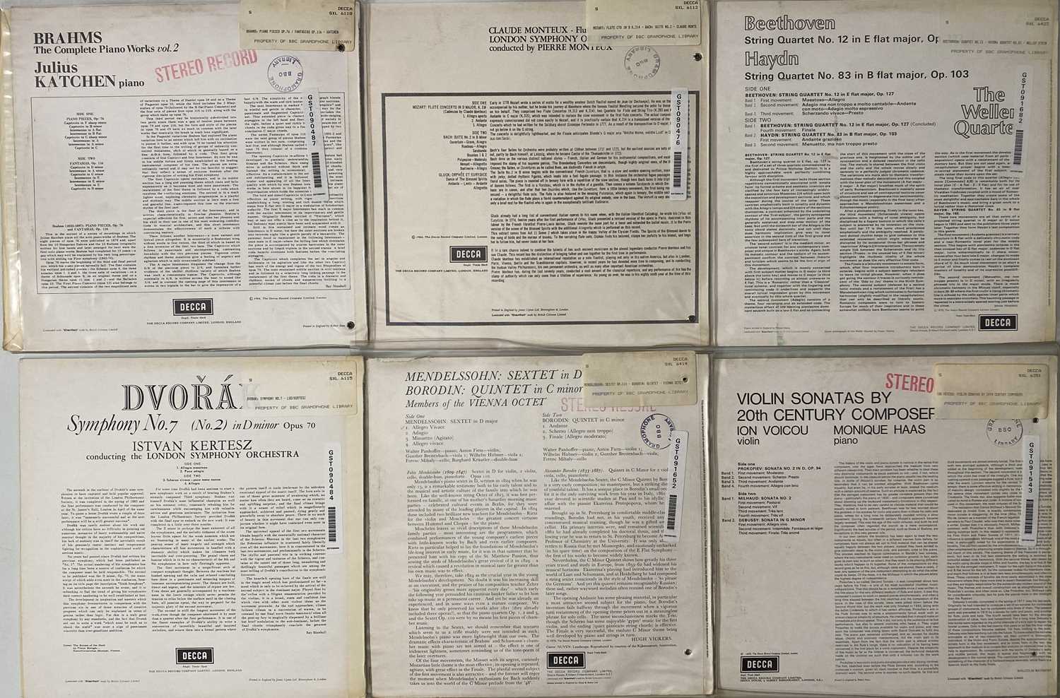 Lot 85 - CLASSICAL - DECCA STEREO 'SXL 6000' SERIES LP