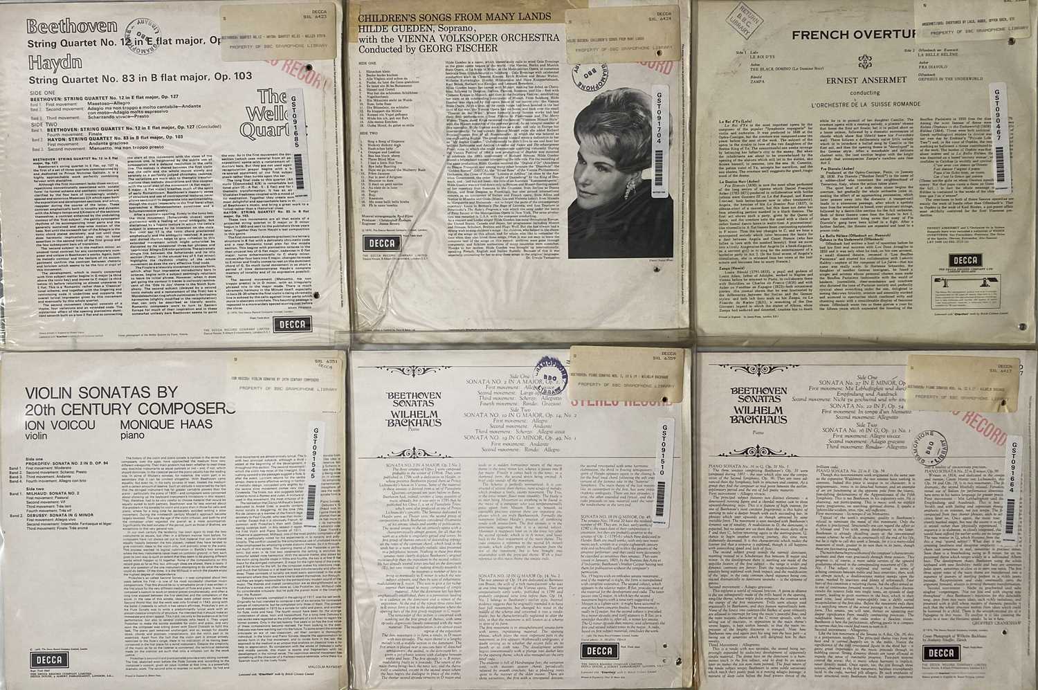 Lot 86 - CLASSICAL - DECCA STEREO 'SXL 6000' SERIES LP