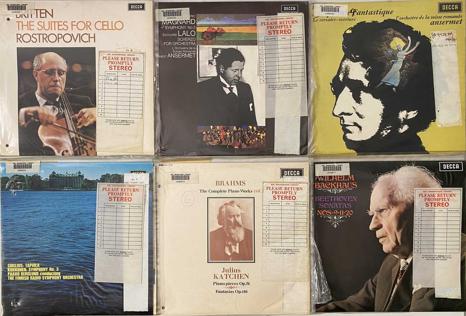 Lot 86 - CLASSICAL - DECCA STEREO 'SXL 6000' SERIES LP