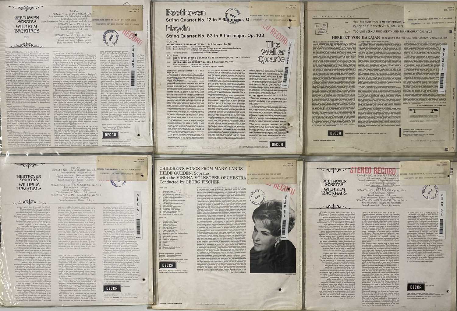 Lot 87 - CLASSICAL - DECCA STEREO 'SXL 6000' SERIES LP