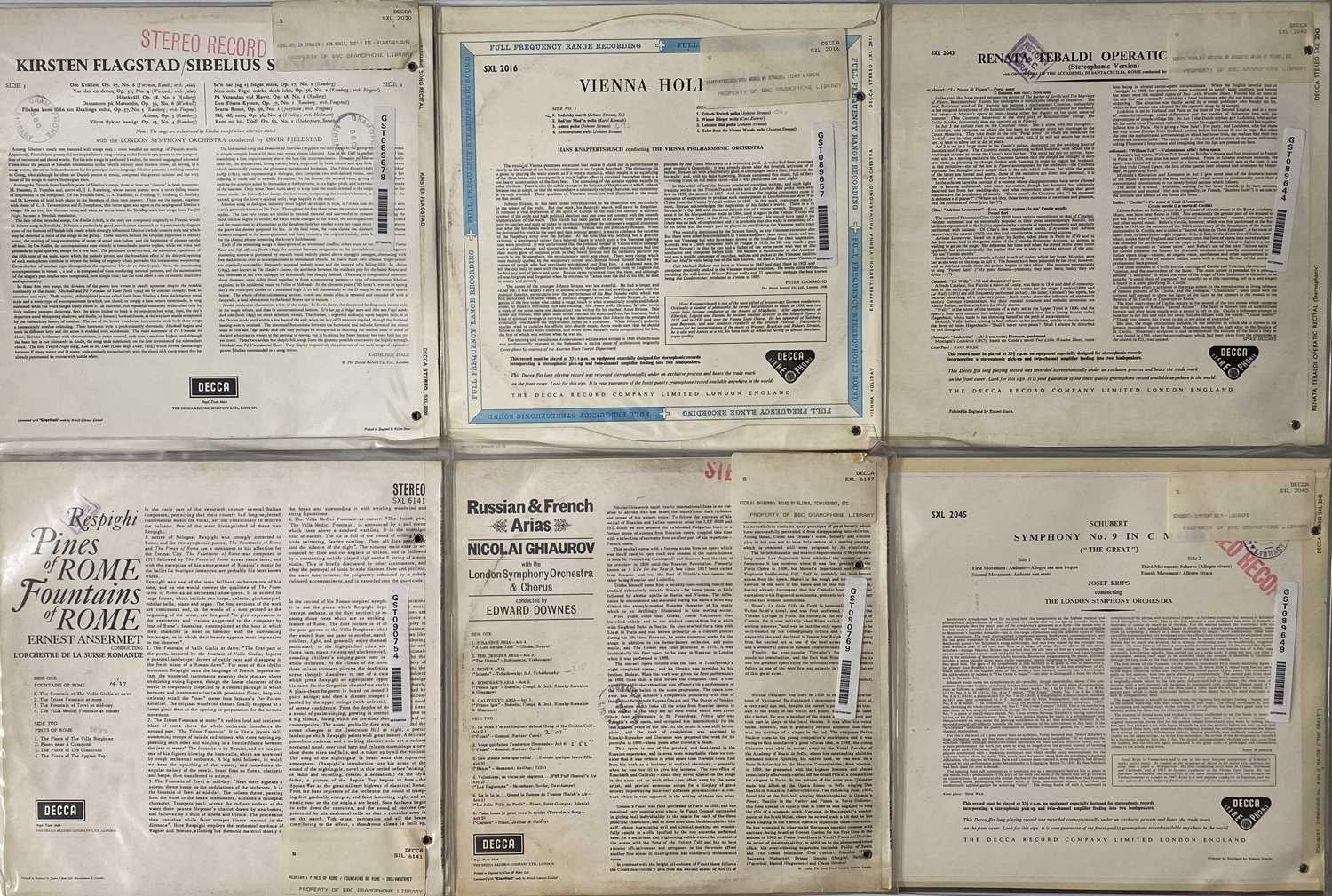 Lot 89 - CLASSICAL - DECCA STEREO 'SXL' LPs
