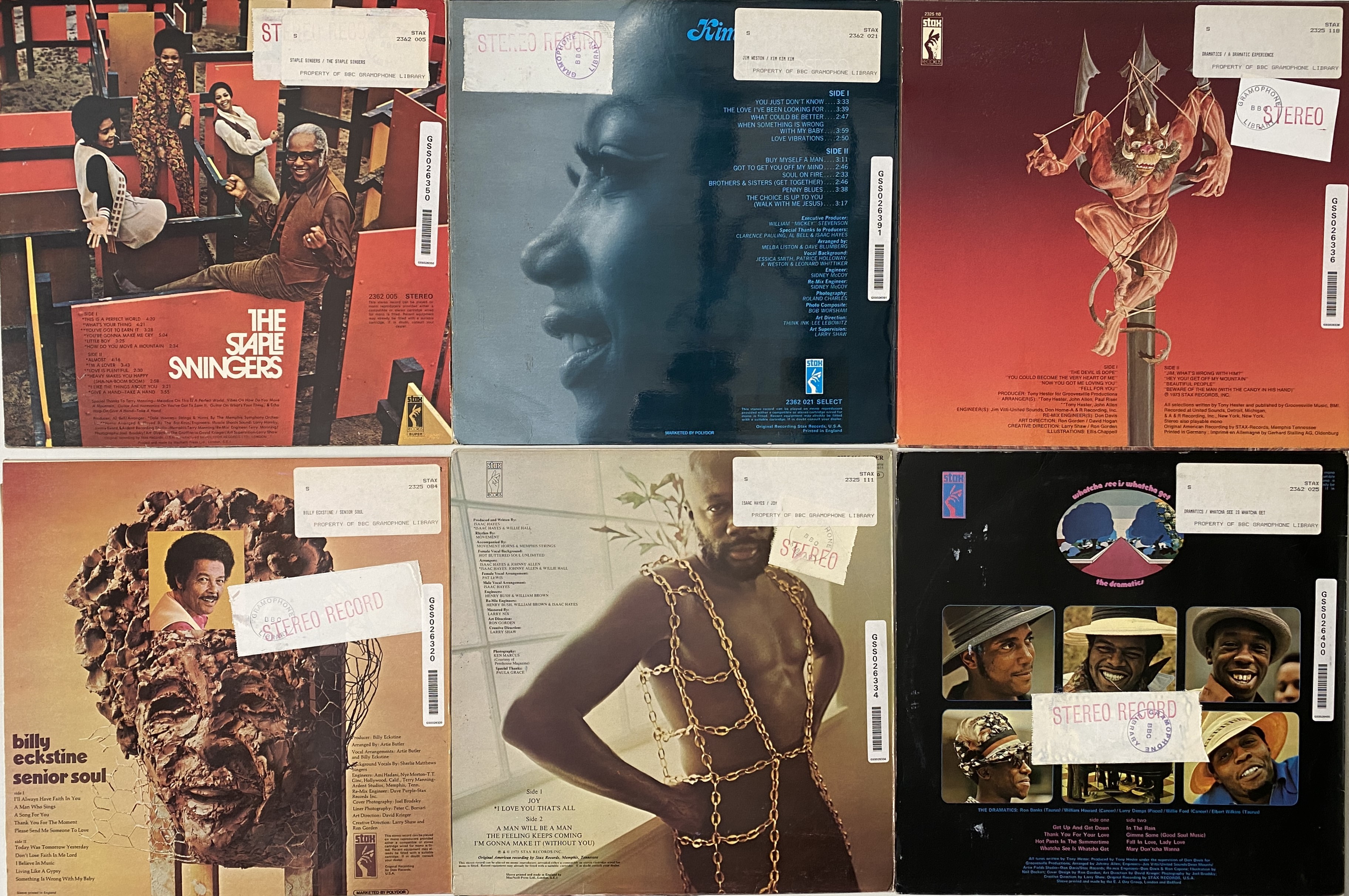 Lot 97 - STAX RECORDS - LP COLLECTION
