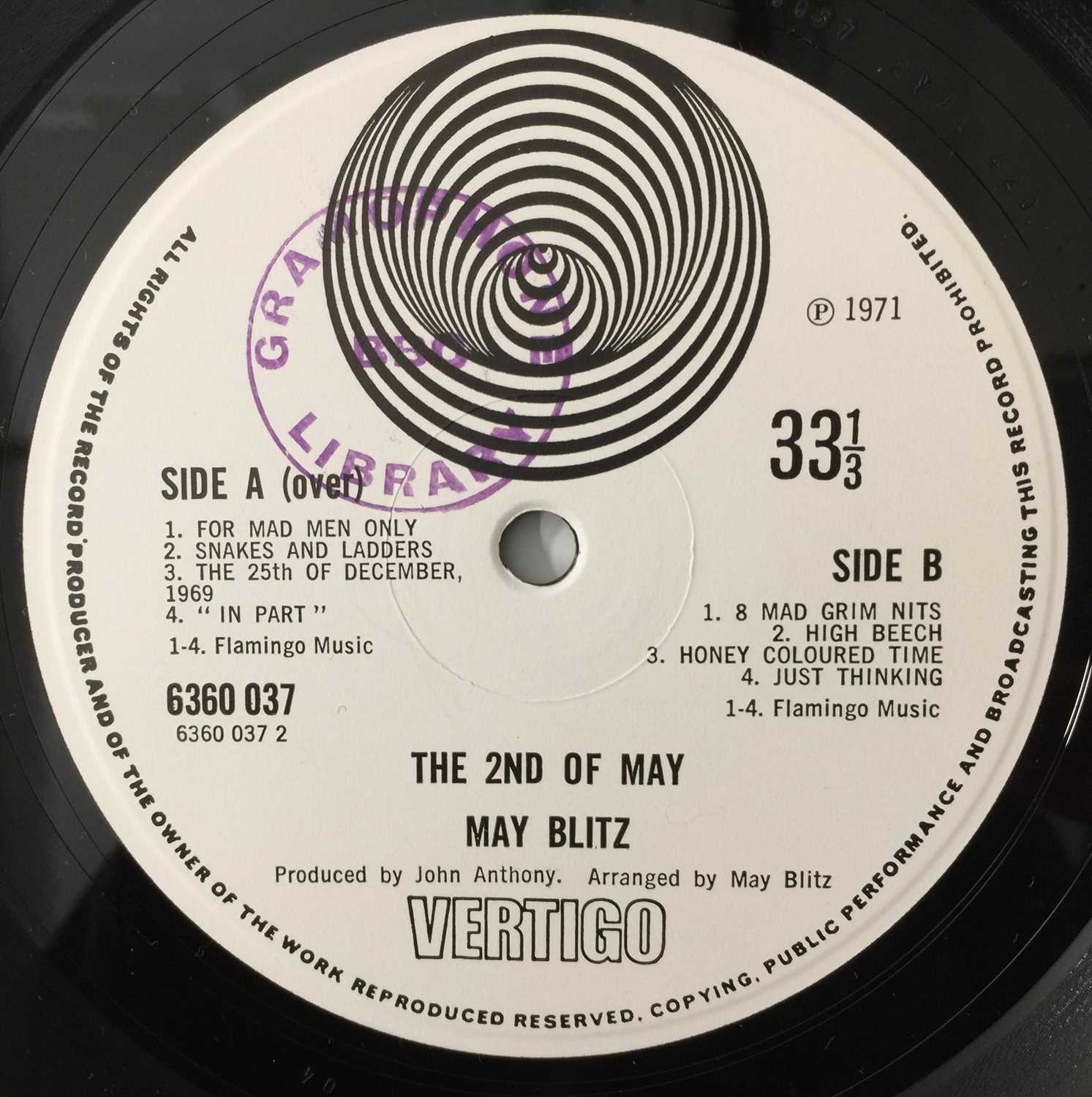 Lot 202 - MAY BLITZ - VERTIGO RARITIES LP PACK