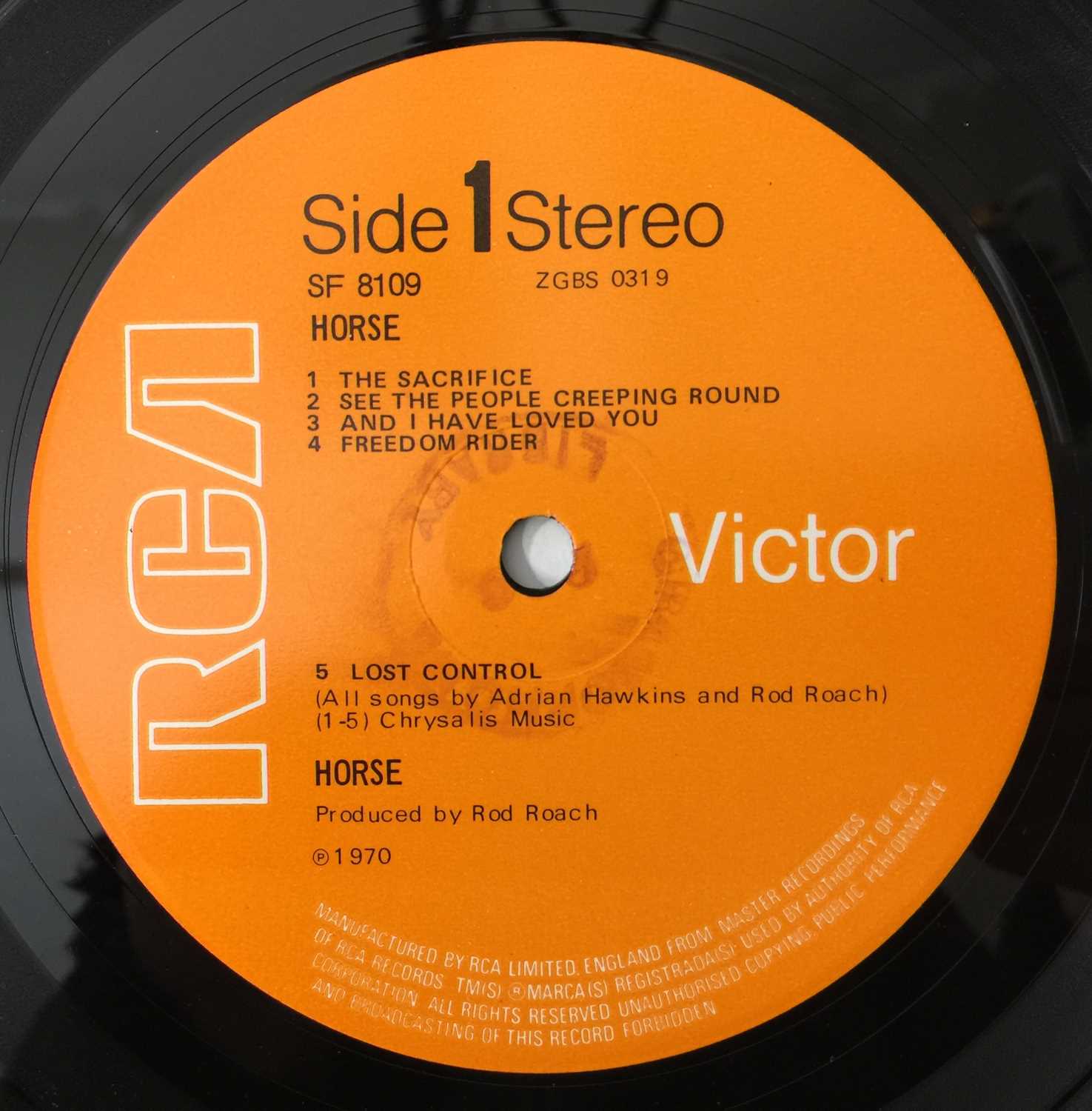 Lot 207 - HORSE - HORSE LP (UK ORIGINAL - RCA VICTOR