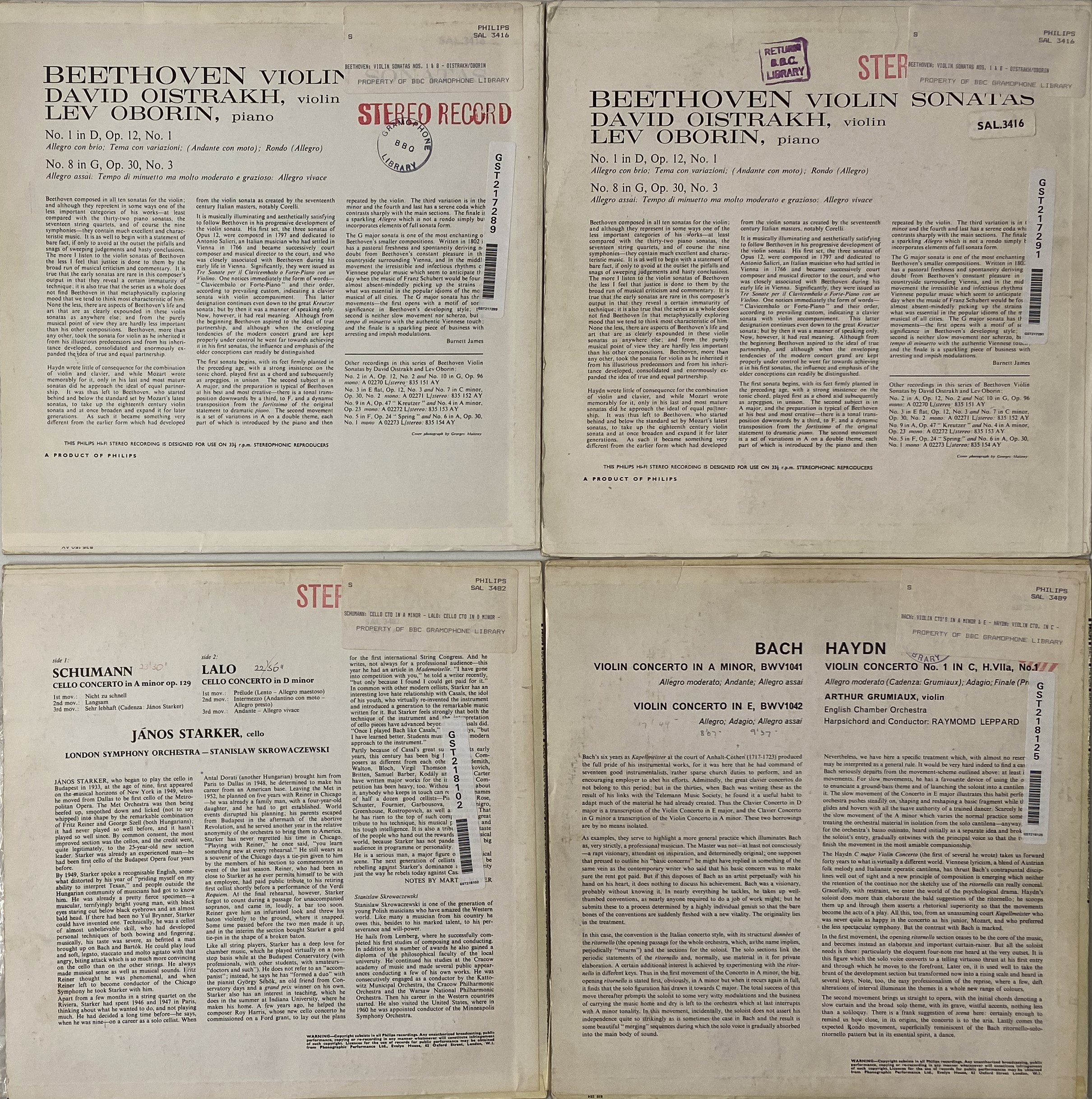 Lot 114 - CLASSICAL - PHILIPS LP RARITIES