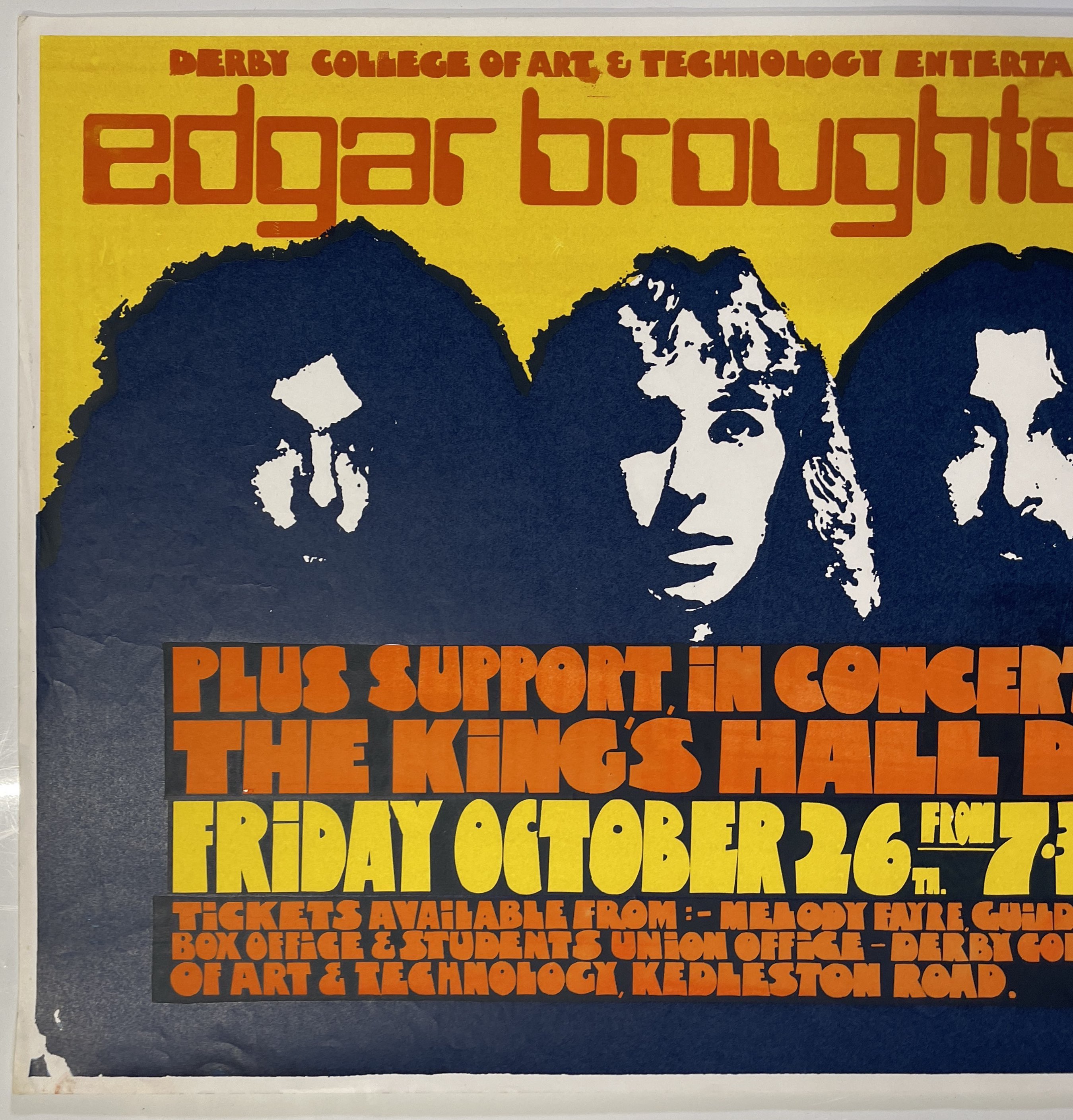 Lot 149 - EDGAR BROUGHTON BAND - ORIGINAL 1973 DERBY