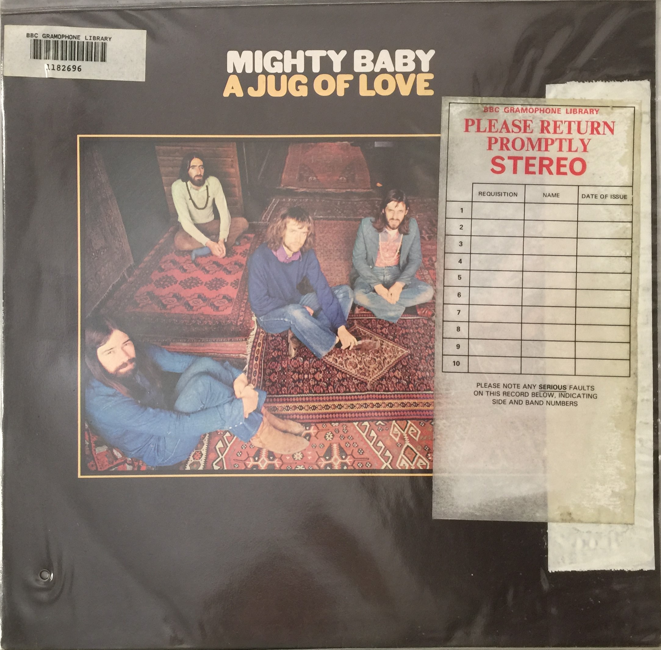 Lot 12 - MIGHTY BABY - A JUG OF LOVE LP (UK ORIGINAL