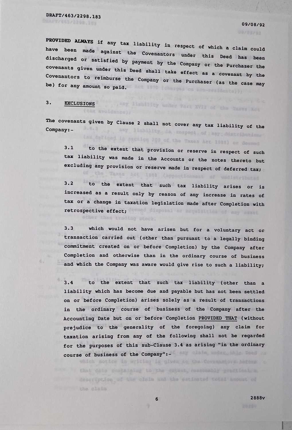 Lot 460 - CREATION RECORDS - 1992 ORIGINAL CREATION