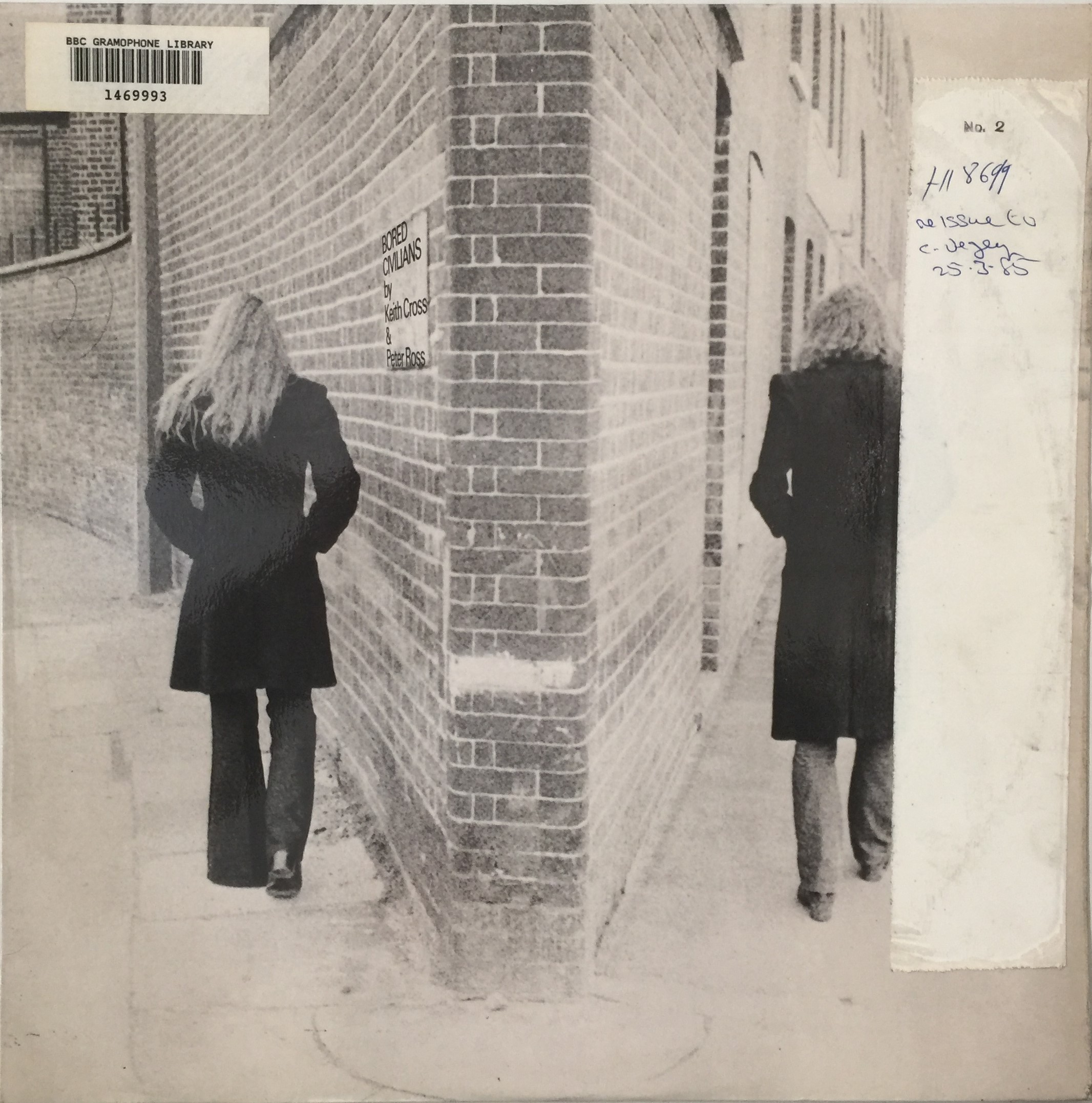 Lot 25 - KEITH CROSS AND PETER ROSS - BORED CIVILIANS