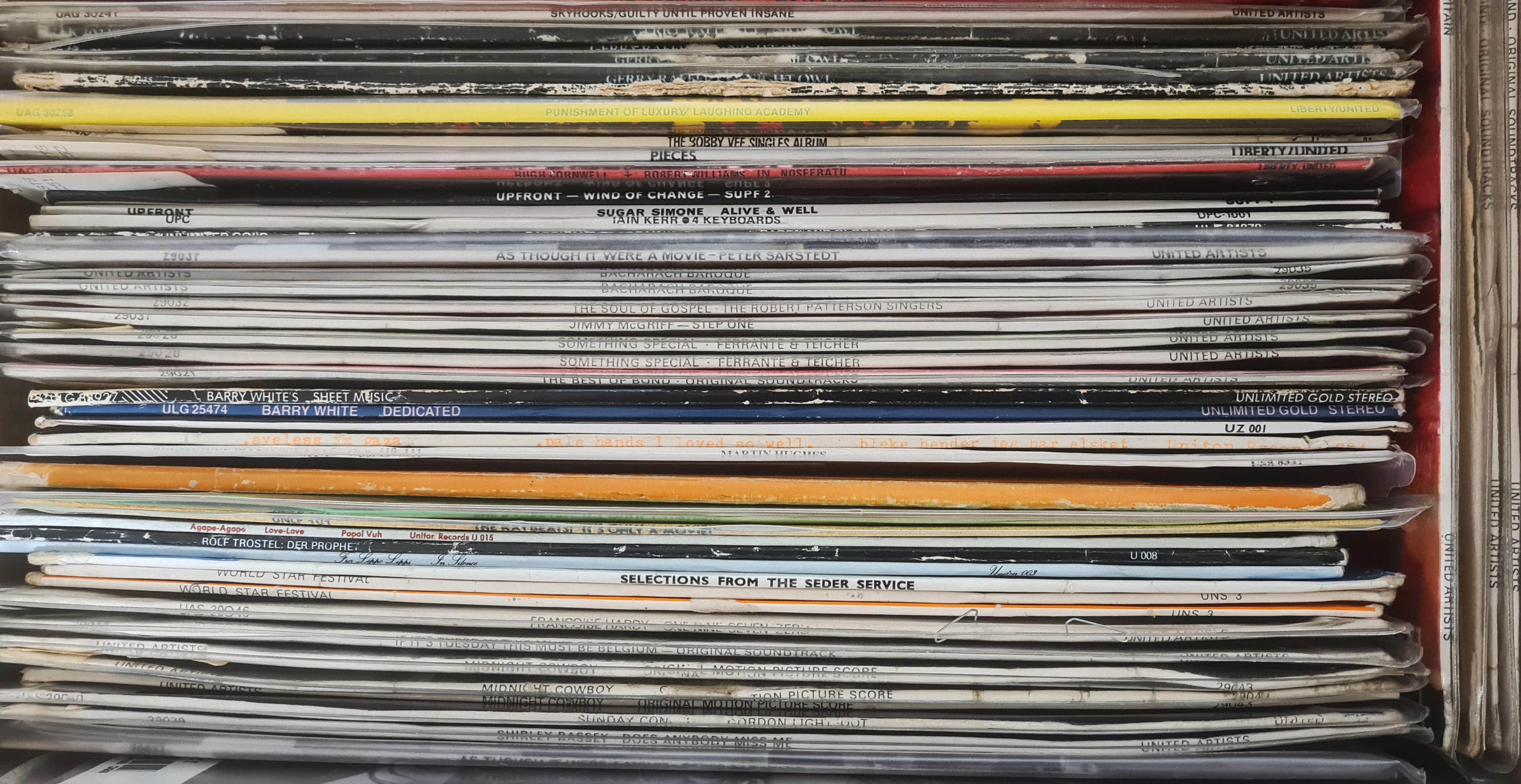 Lot 259 - LP COLLECTION - LABEL RUNS - 'U' LABELS (INC.