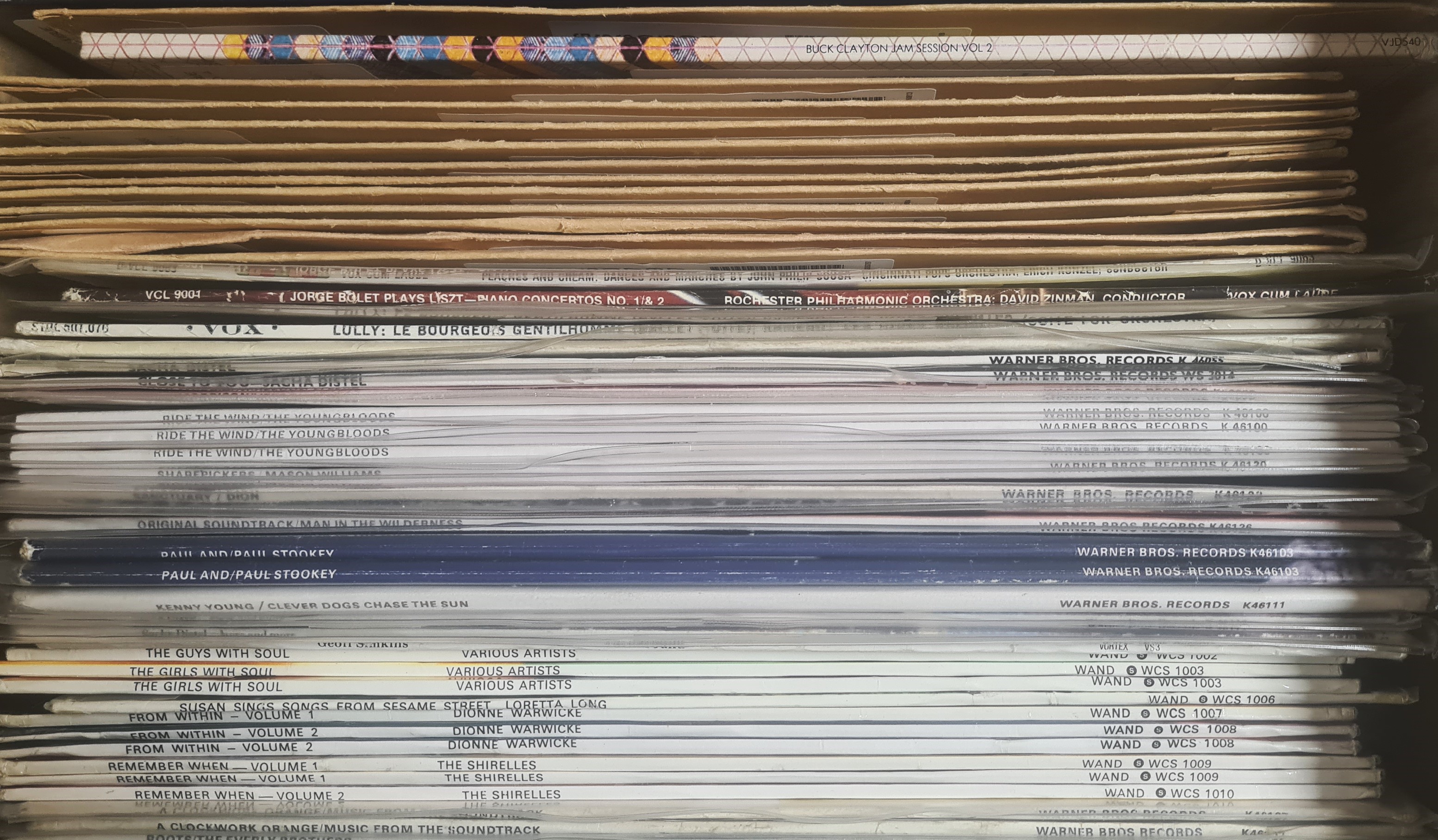 Lot 252 - V & W LABELS - LP COLLECTION (WARNER BROS/