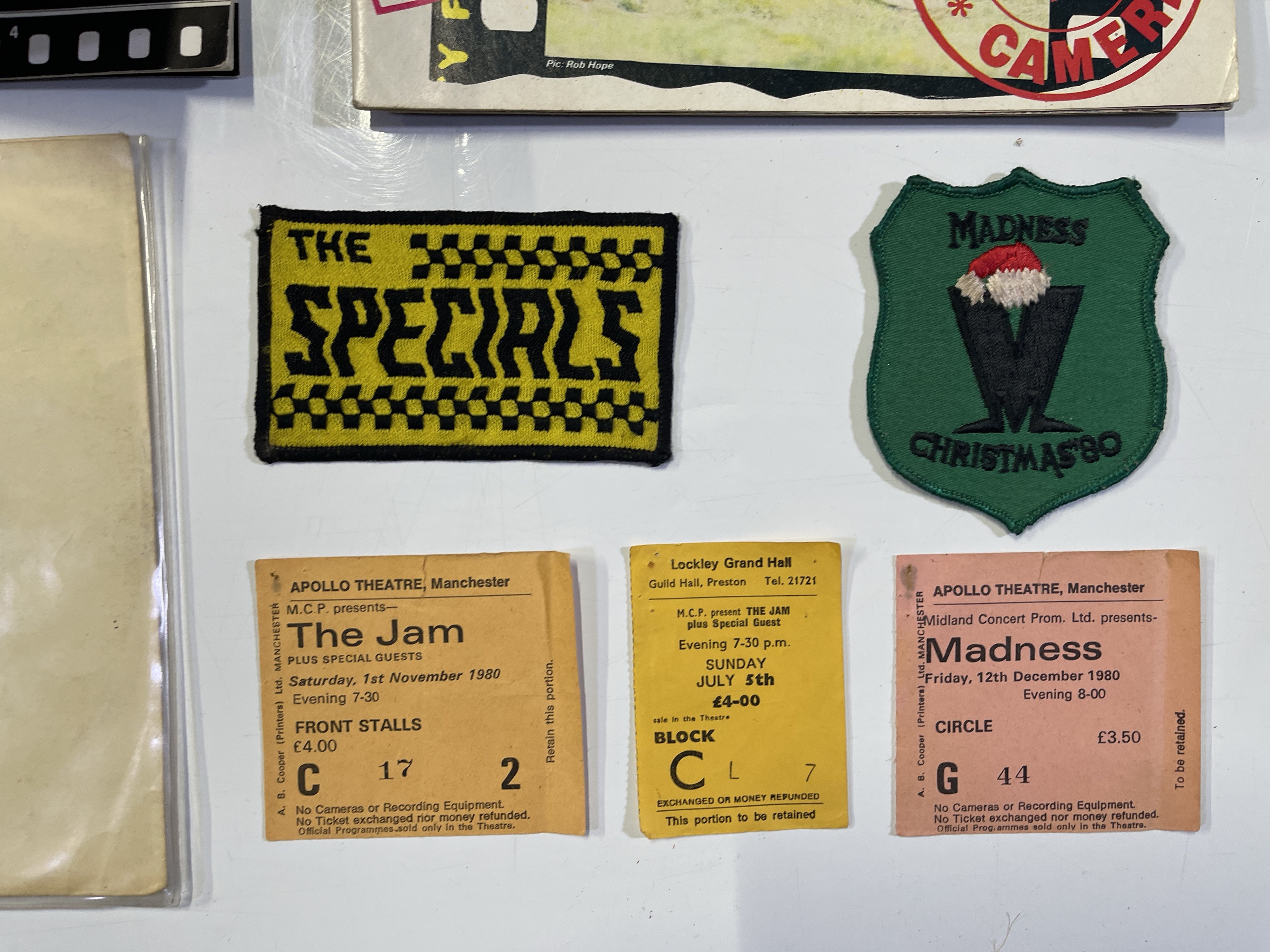 Lot 421 - THE JAM / 2 TONE ETC - POSTER / TICKETS