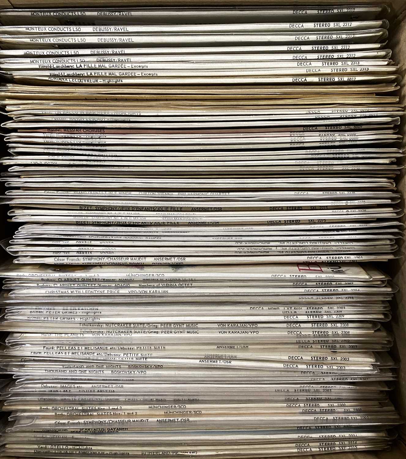 Lot 284 - CLASSICAL - DECCA STEREO 'SXL' LP COLLECTION