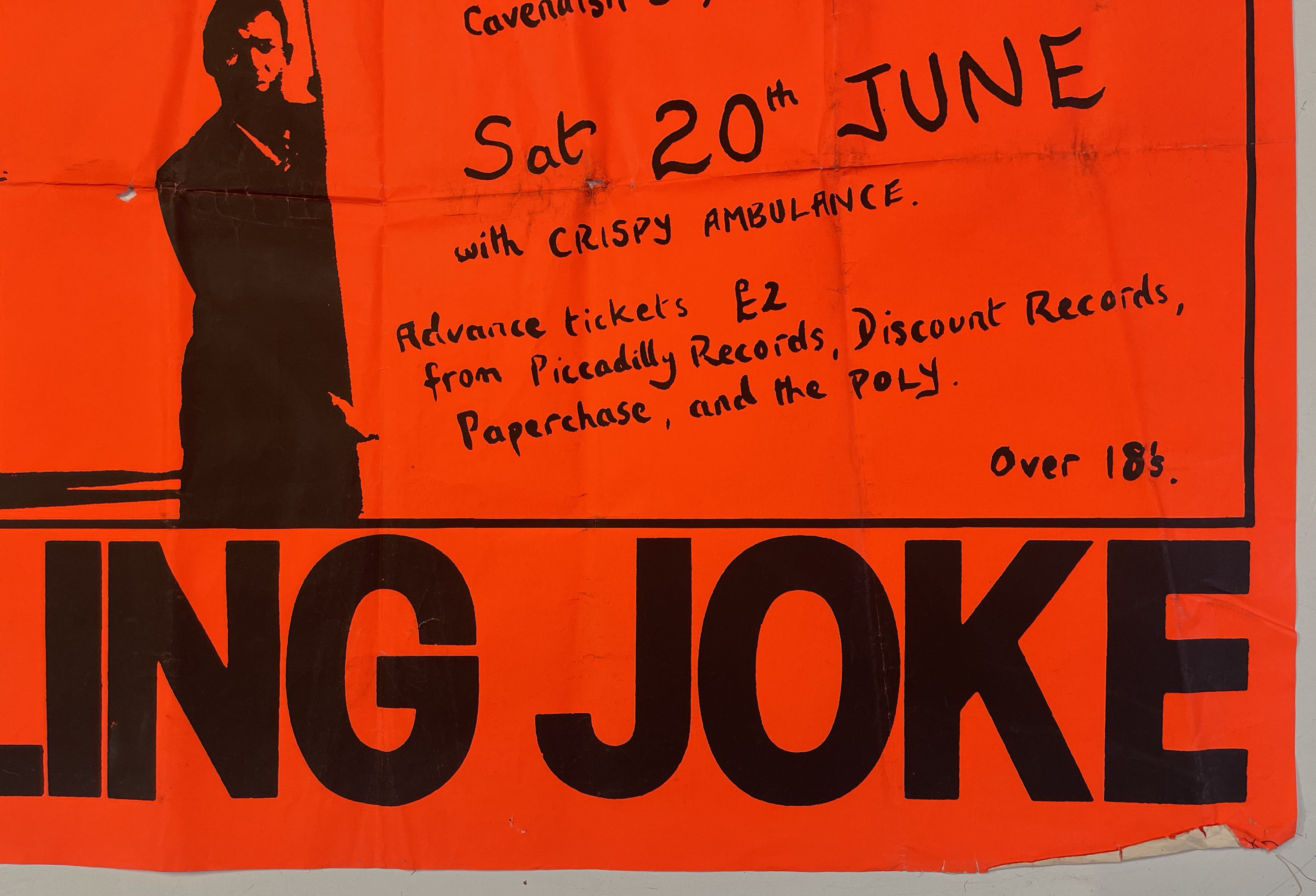 Lot 156 - KILLING JOKE - ORIGINAL 1981 MANCHESTER