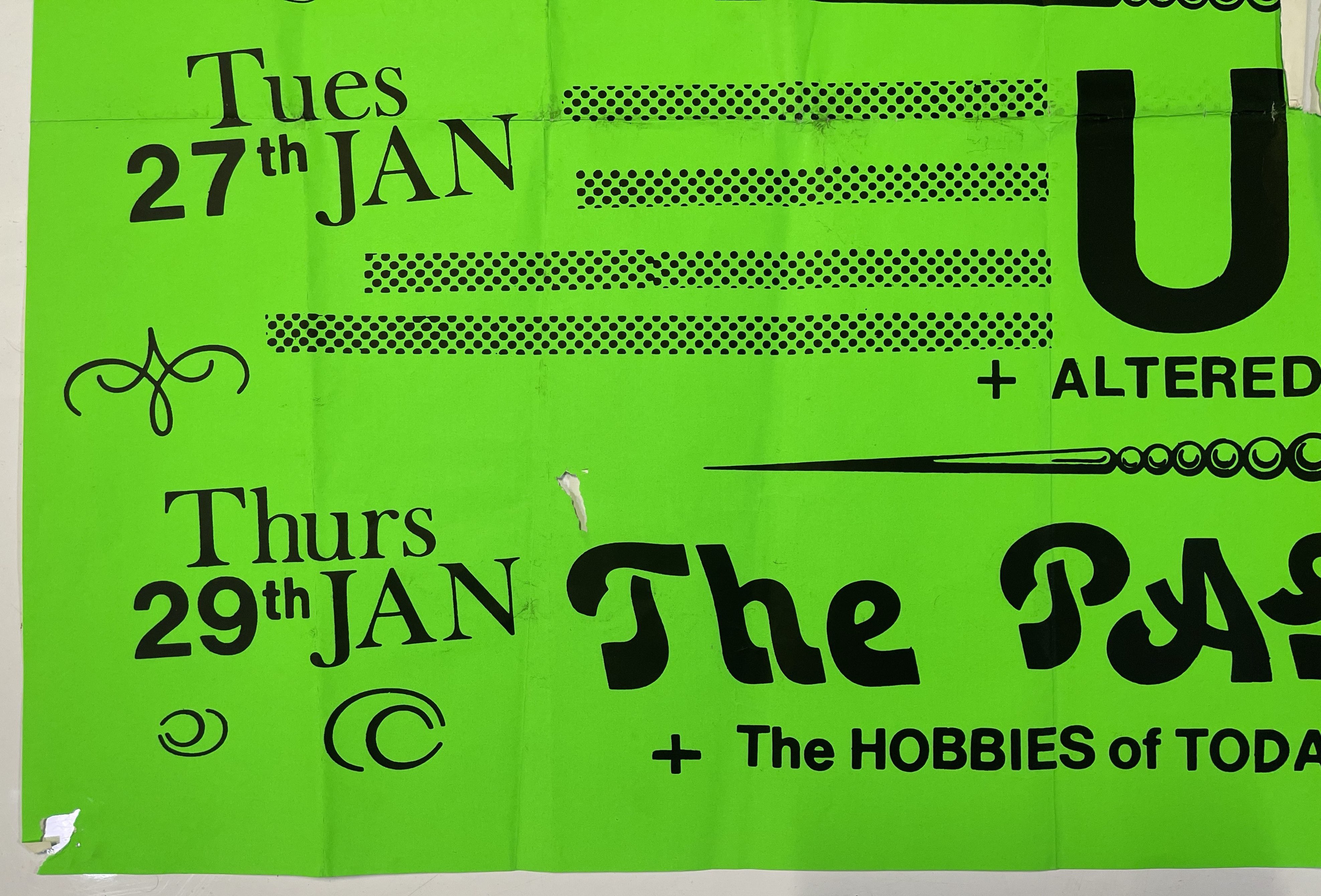 Lot 157 - U2 / THEATRE OF HATE - AN ORIGINAL 1981